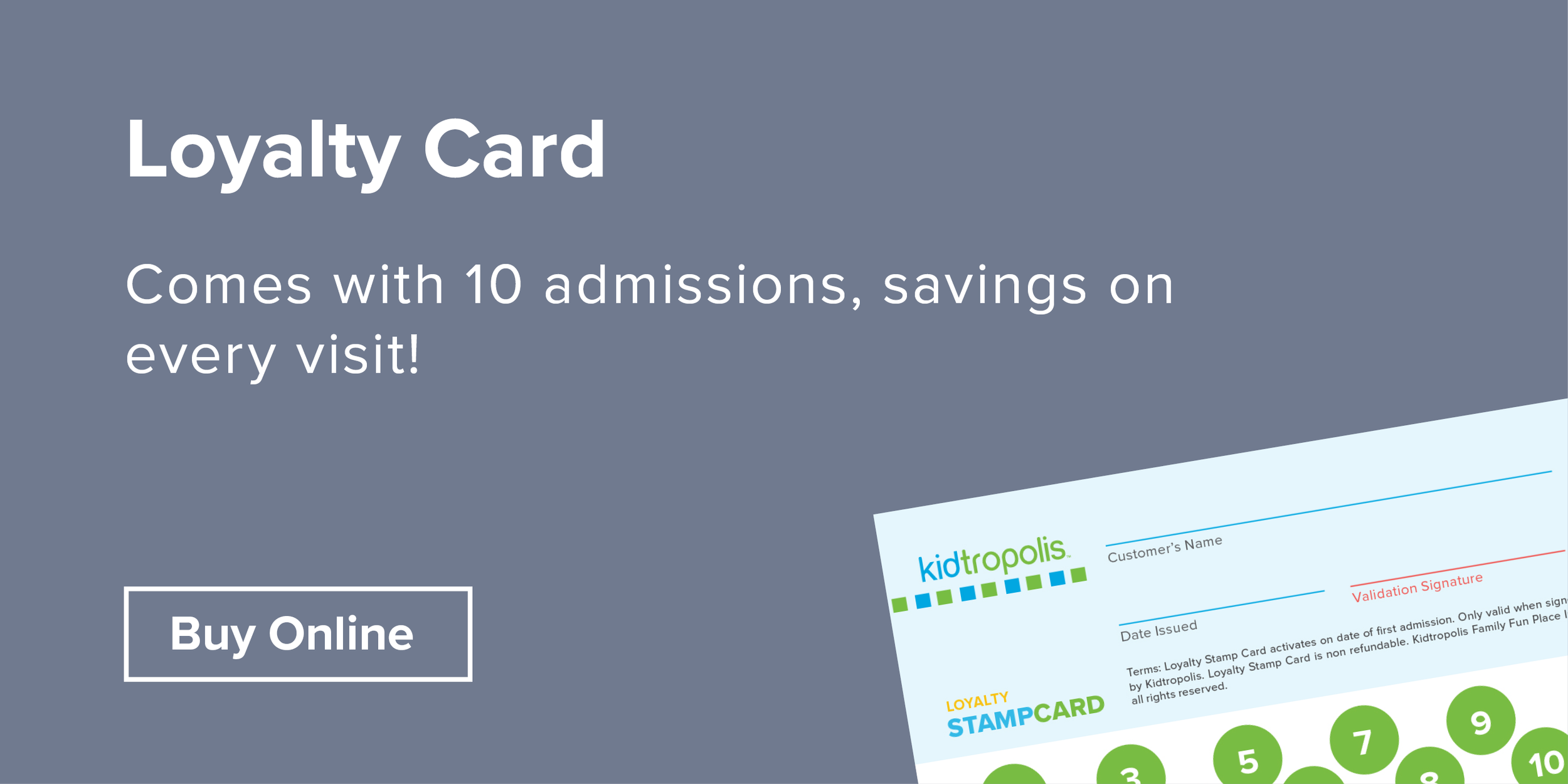 Hours & Admission — Kidtropolis