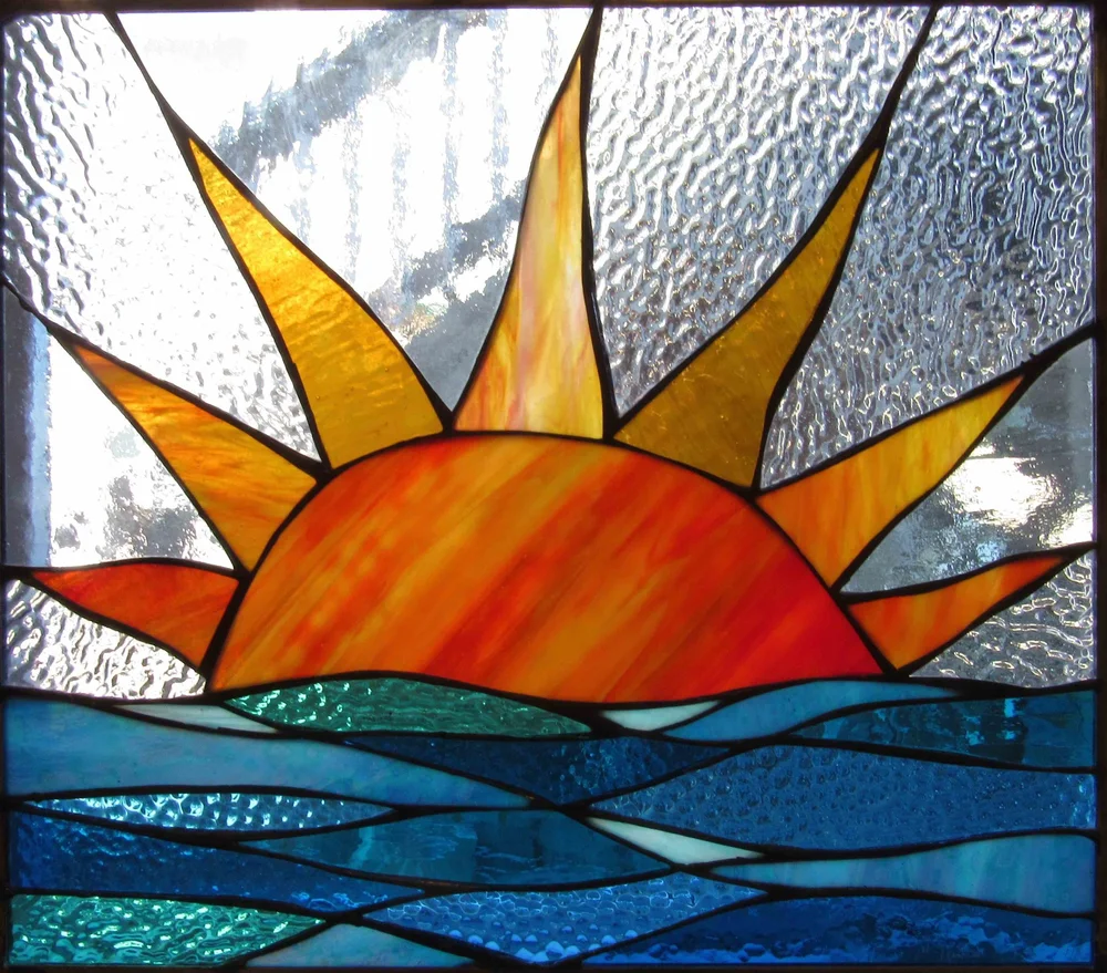 Rising Sun Stained Glass Patterns Rising Sun Stained Glass Added...