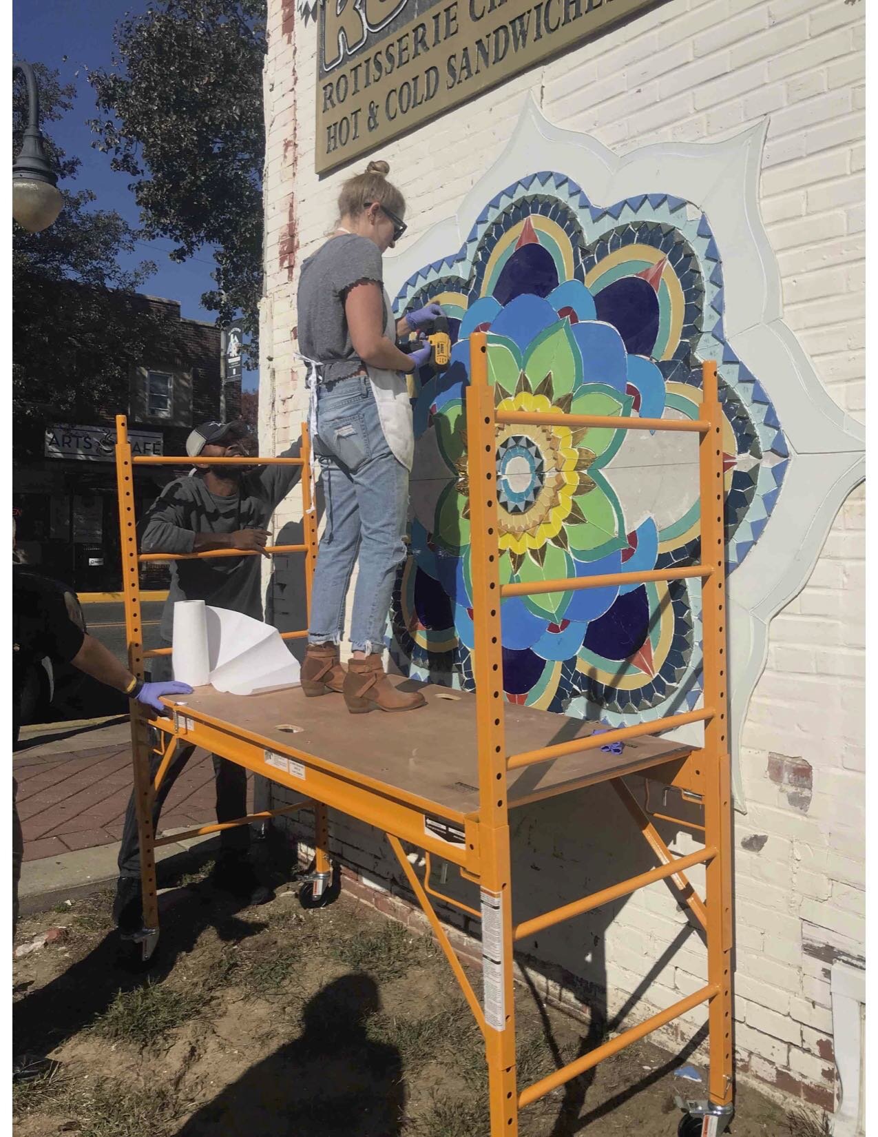 Custom Glass Mosaic Mural Installed in Millville, NJ — SwellColors ...