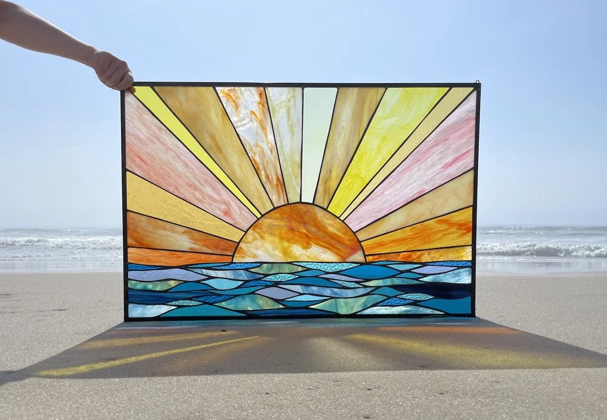 Beach Stained Glass Windows