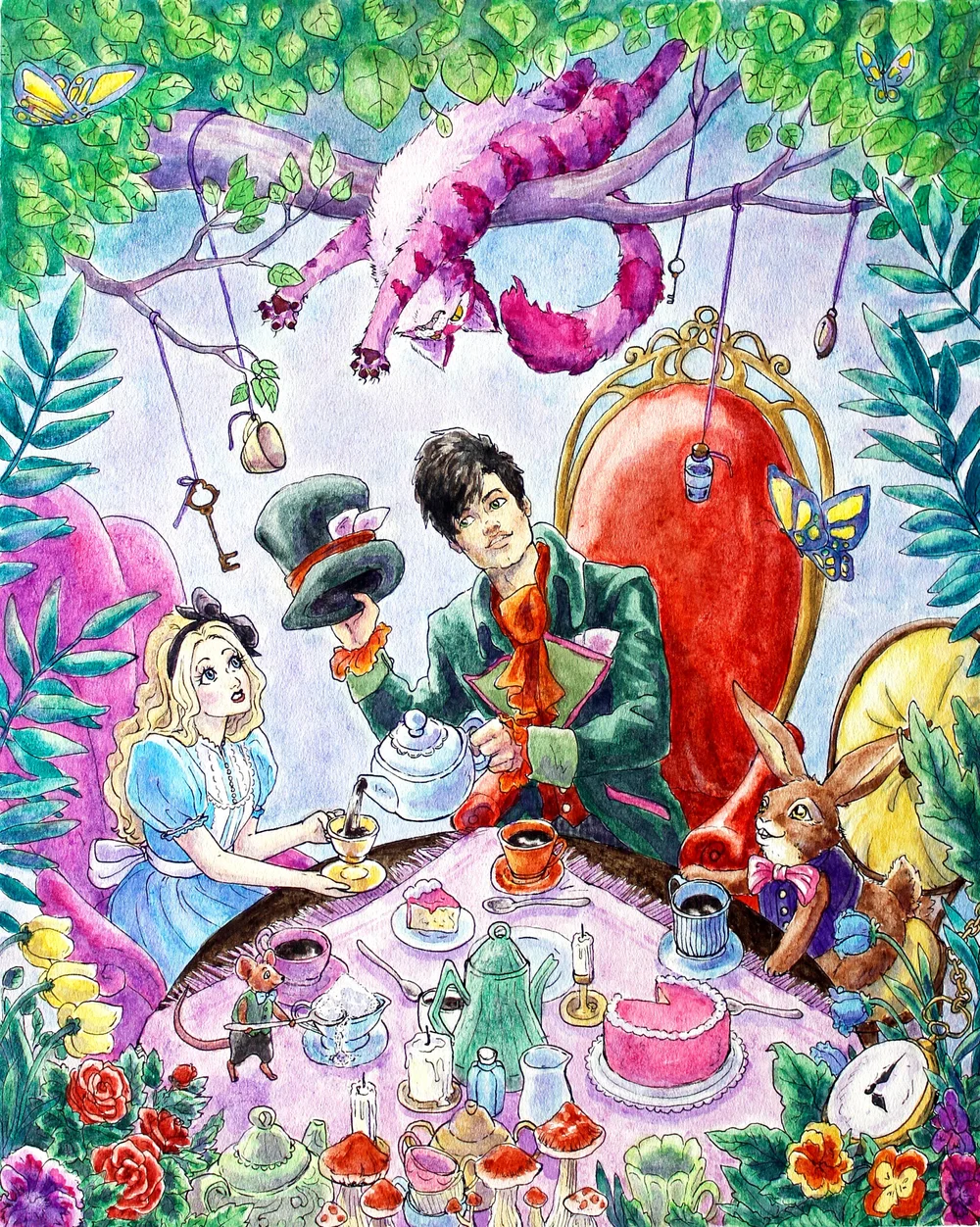 Alice In Wonderland Illustrations Mad Hatter