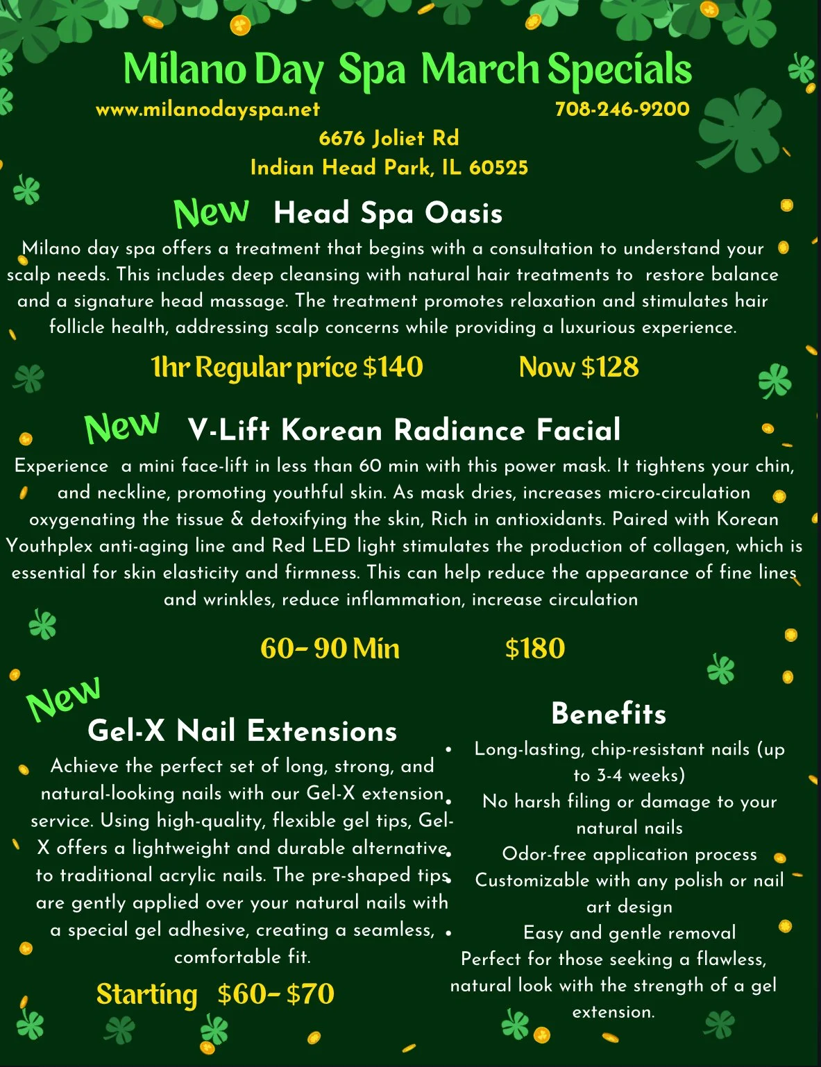 Specials — Milano Day Spa & Wellness Center