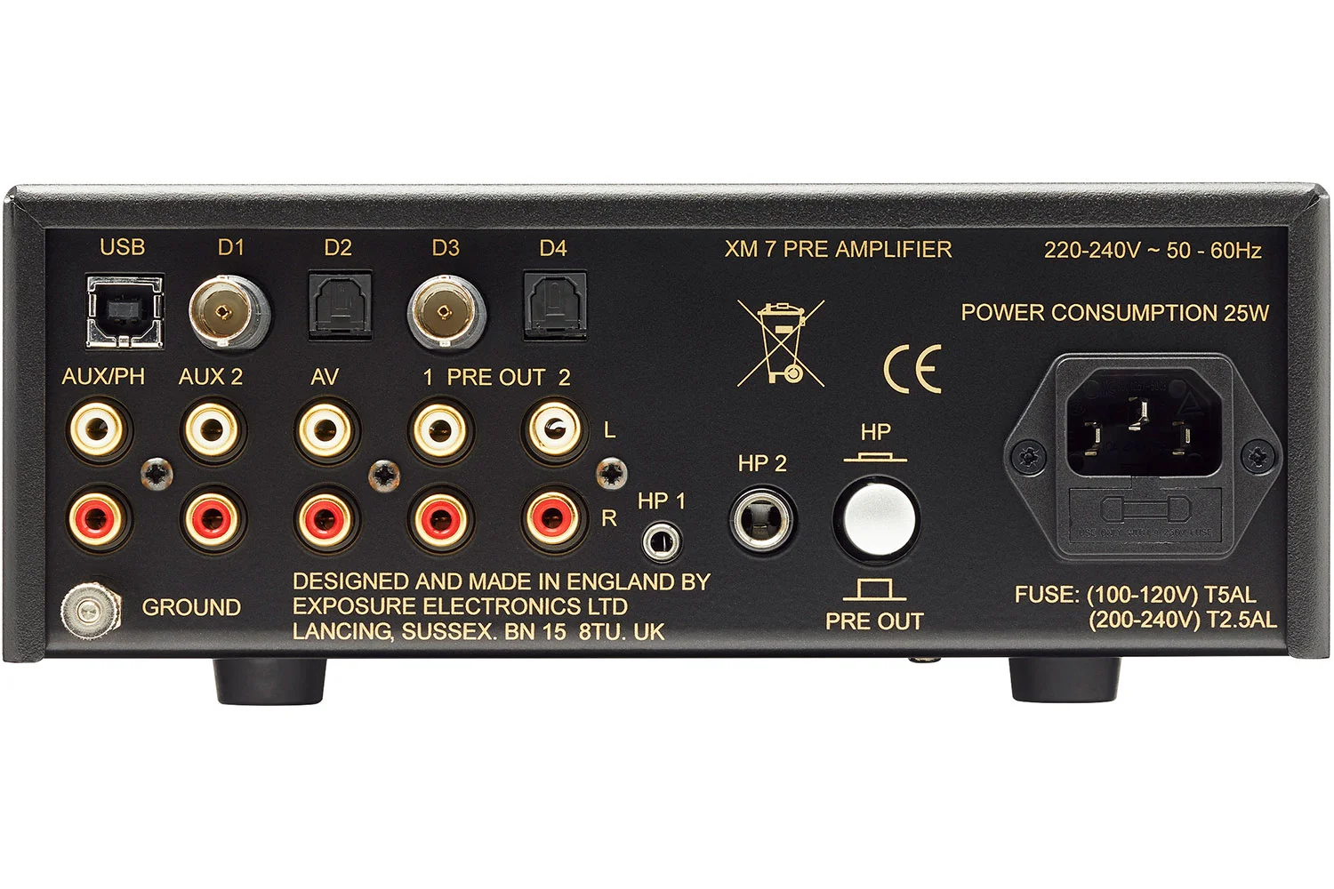 Exposure XM7 Pre Amplifier - Strictly Stereo - High End Hi-Fi Shop in ...