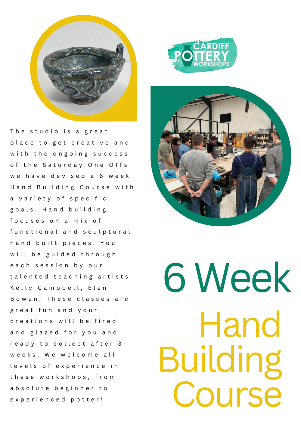Pottery Class - Hand Building — Cardiff Pottery Workshops Foundation