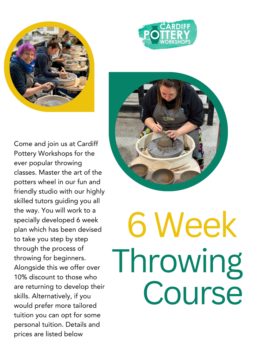 Throwing Classes — Cardiff Pottery Workshops Foundation