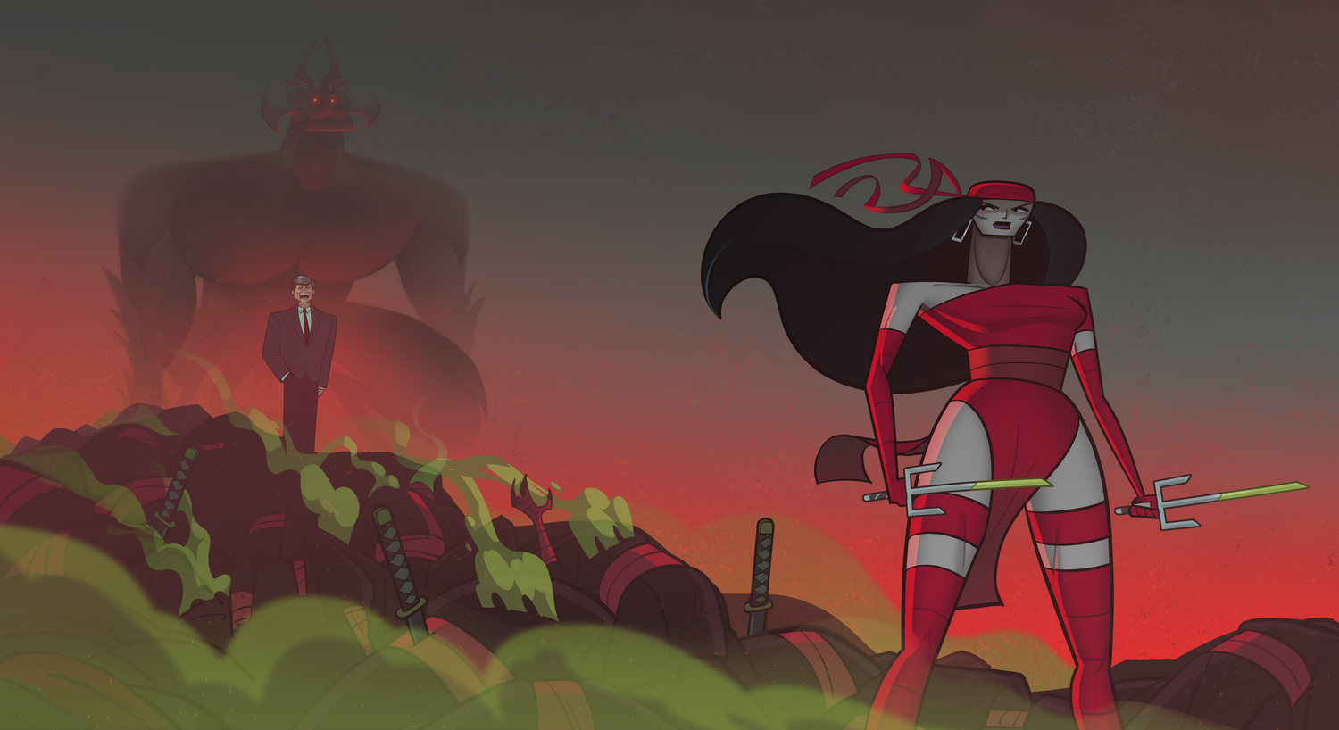 Elektra Animated Series — Benjamin Anders