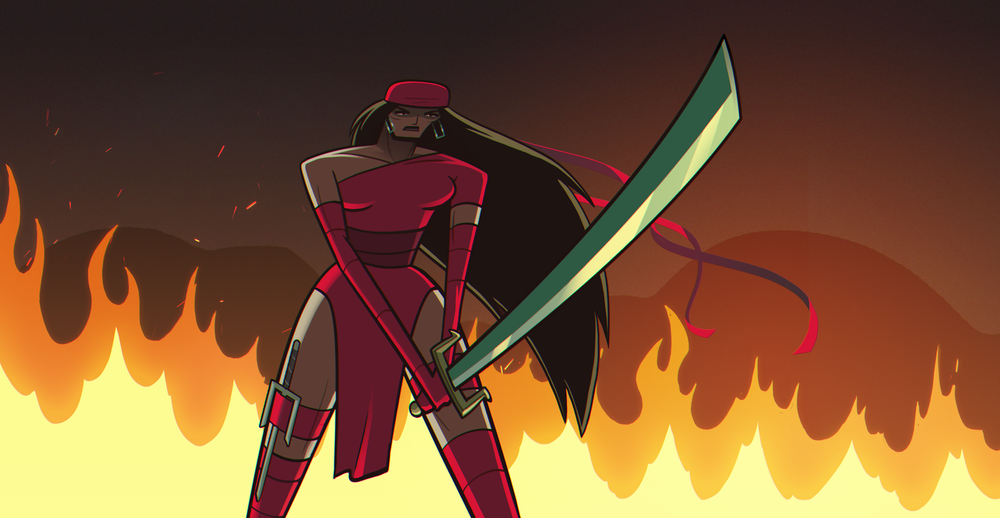 Elektra Animated Series — Benjamin Anders