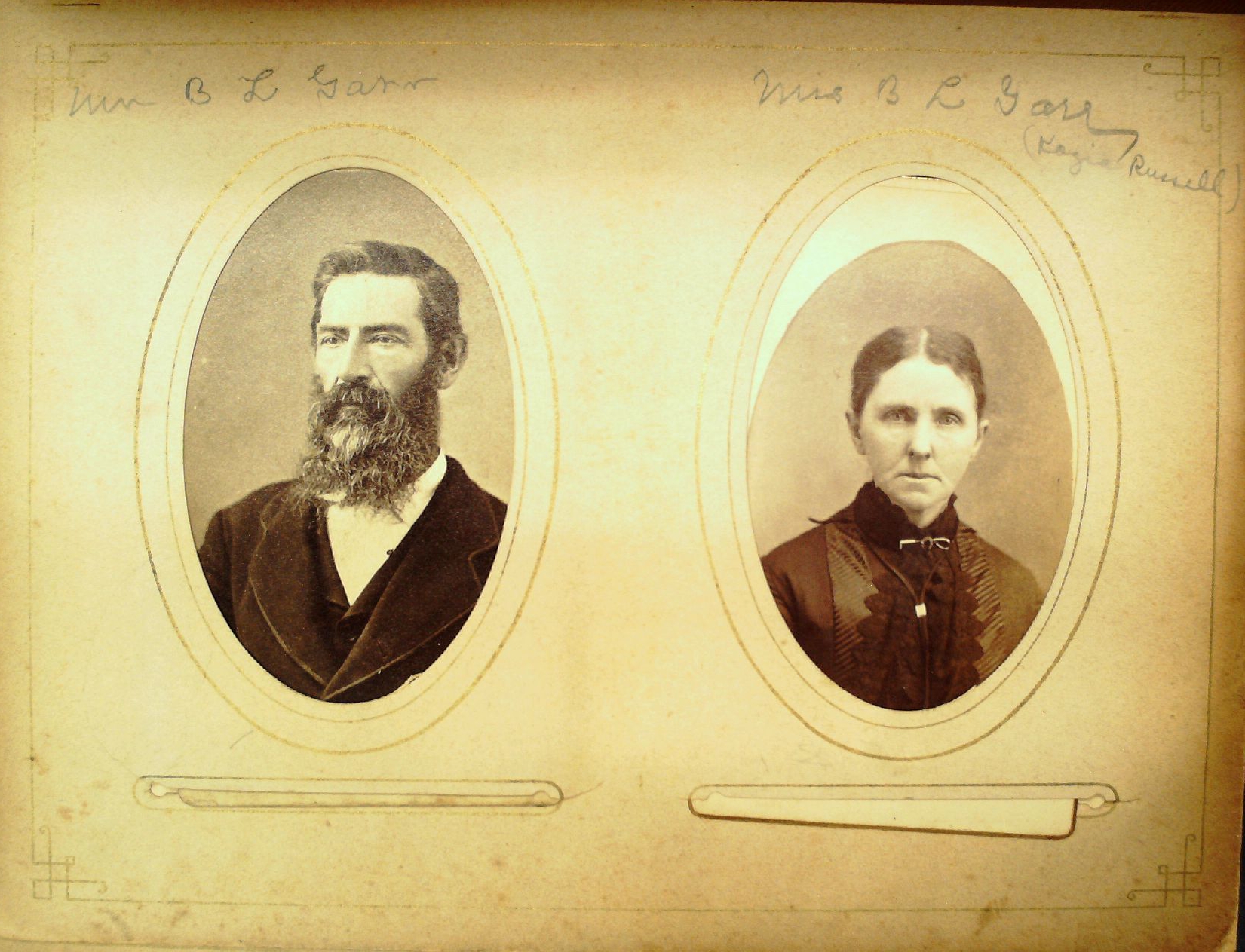Benjamin Louis Garr — Family History