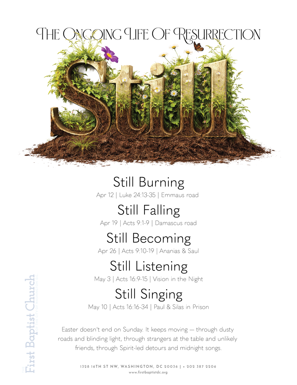 2026 Easter Series: STILL: The Ongoing Life of Resurrection — The First ...