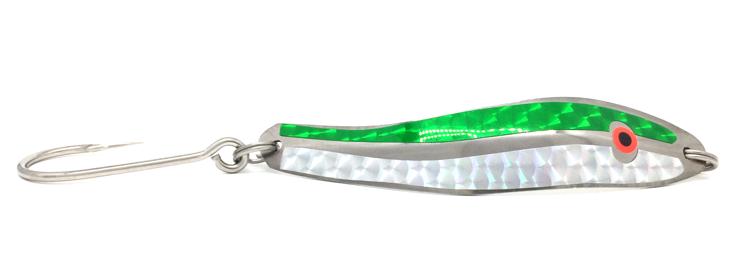 AP Herring Spoon - Green Flash — AP Tackleworks