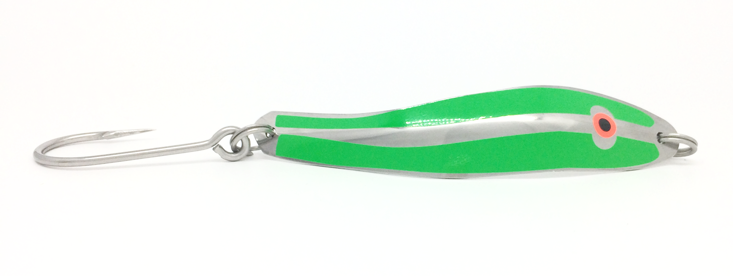 AP Herring Spoon - Green Racer — AP Tackleworks