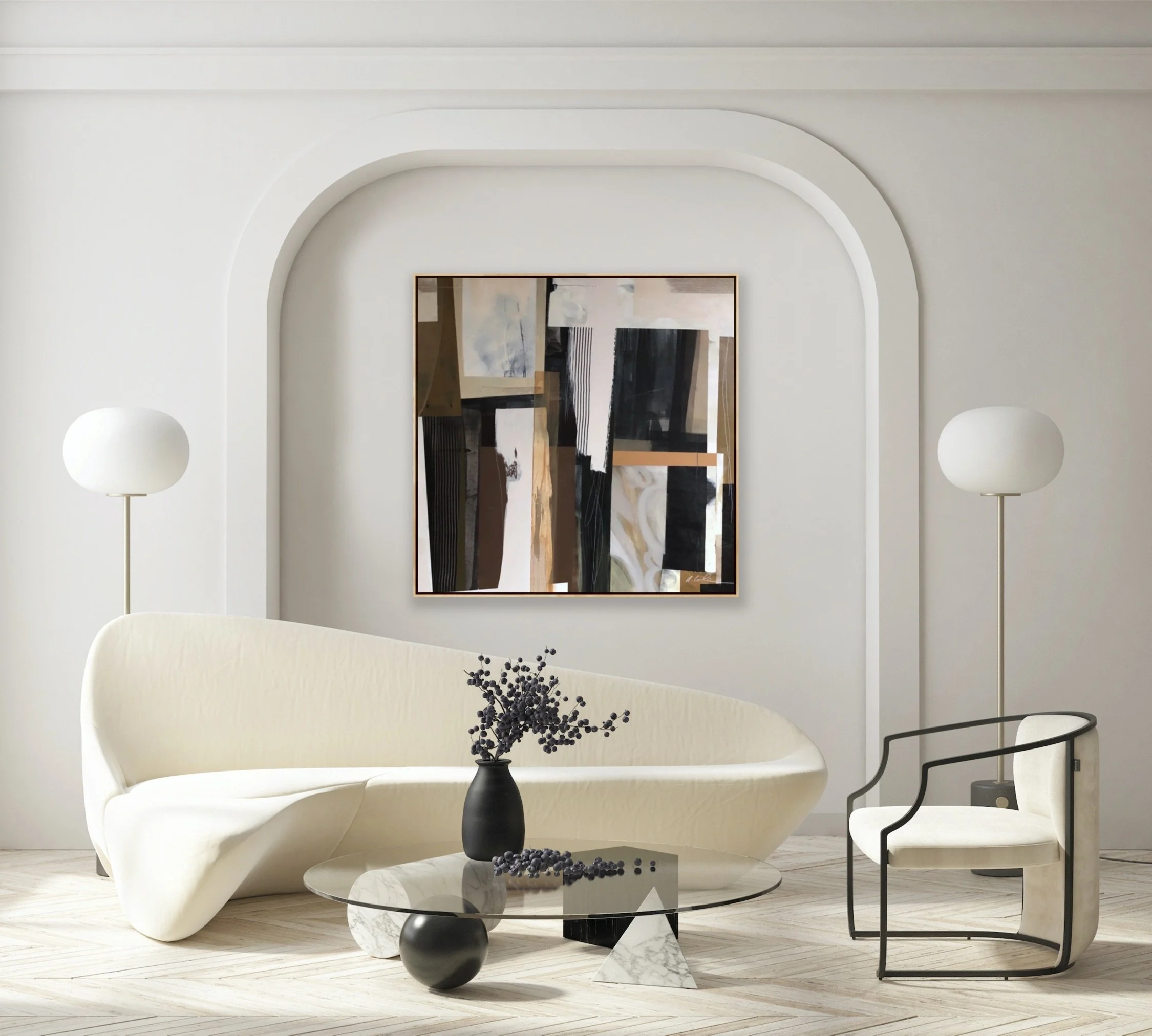 Abstract Paintings + Collages — Alex Cole Studio