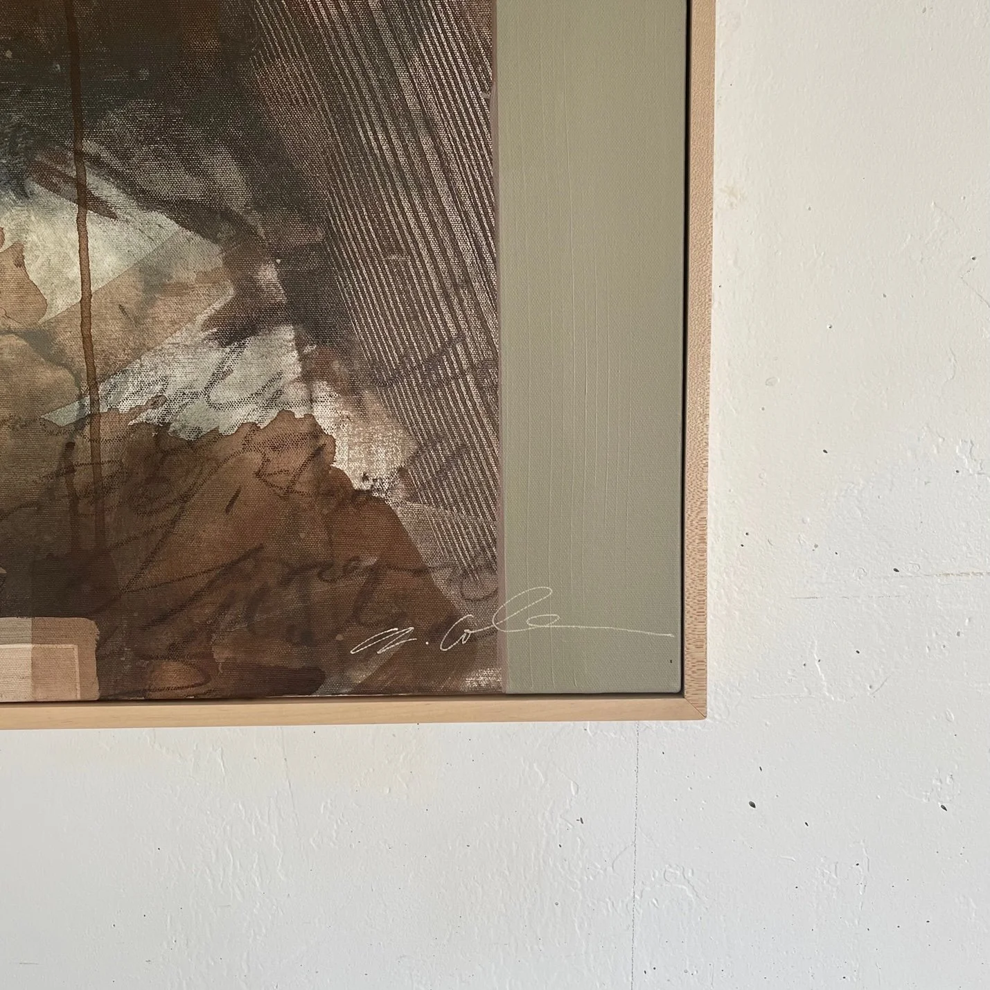 Abstract Paintings + Collages — Alex Cole Studio