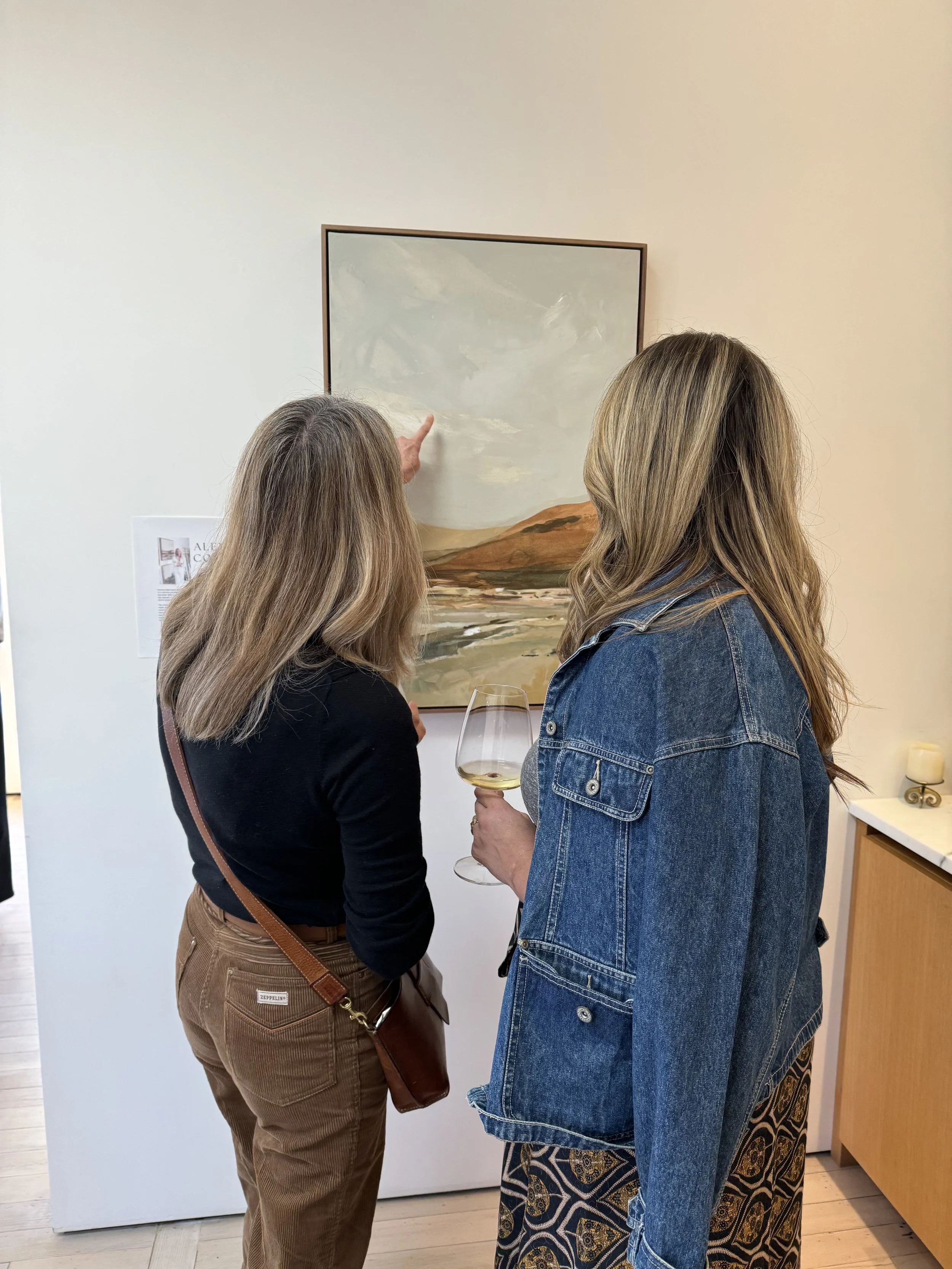 Alex Cole Studio landscape paintings, abstract painting and art workshops