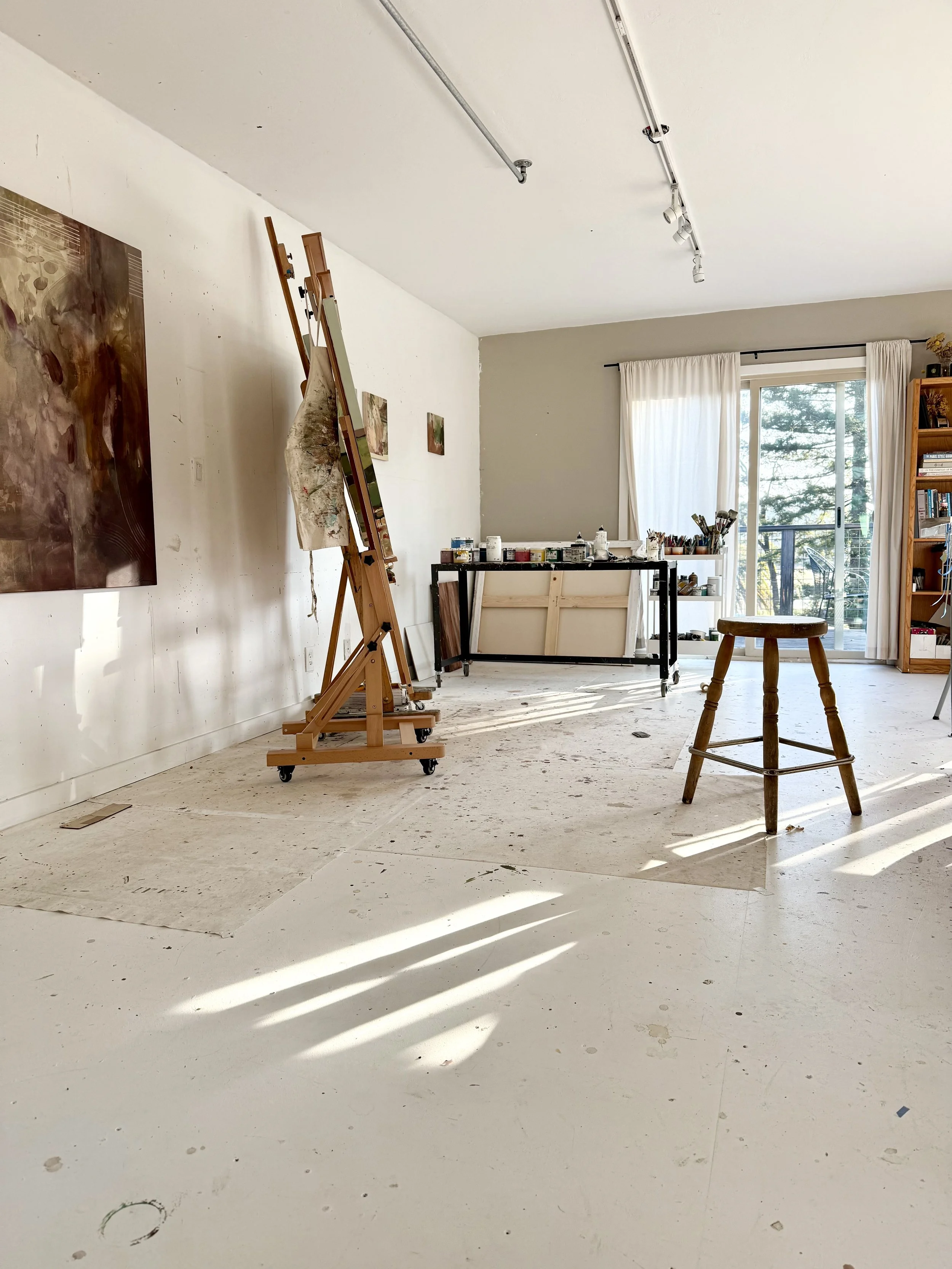 Alex Cole Studio landscape paintings, abstract painting and art workshops