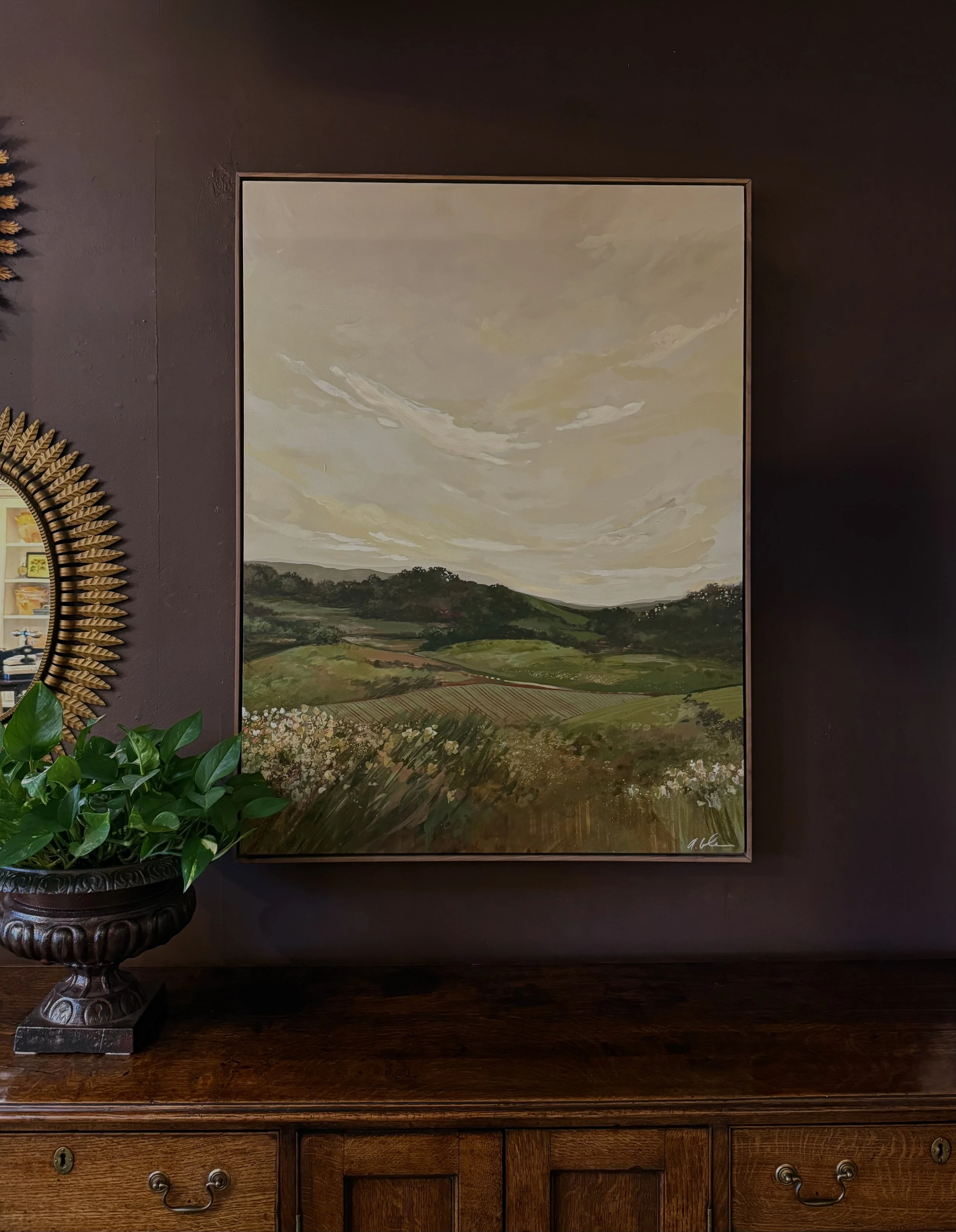 Alex Cole Studio landscape paintings, abstract painting and art workshops