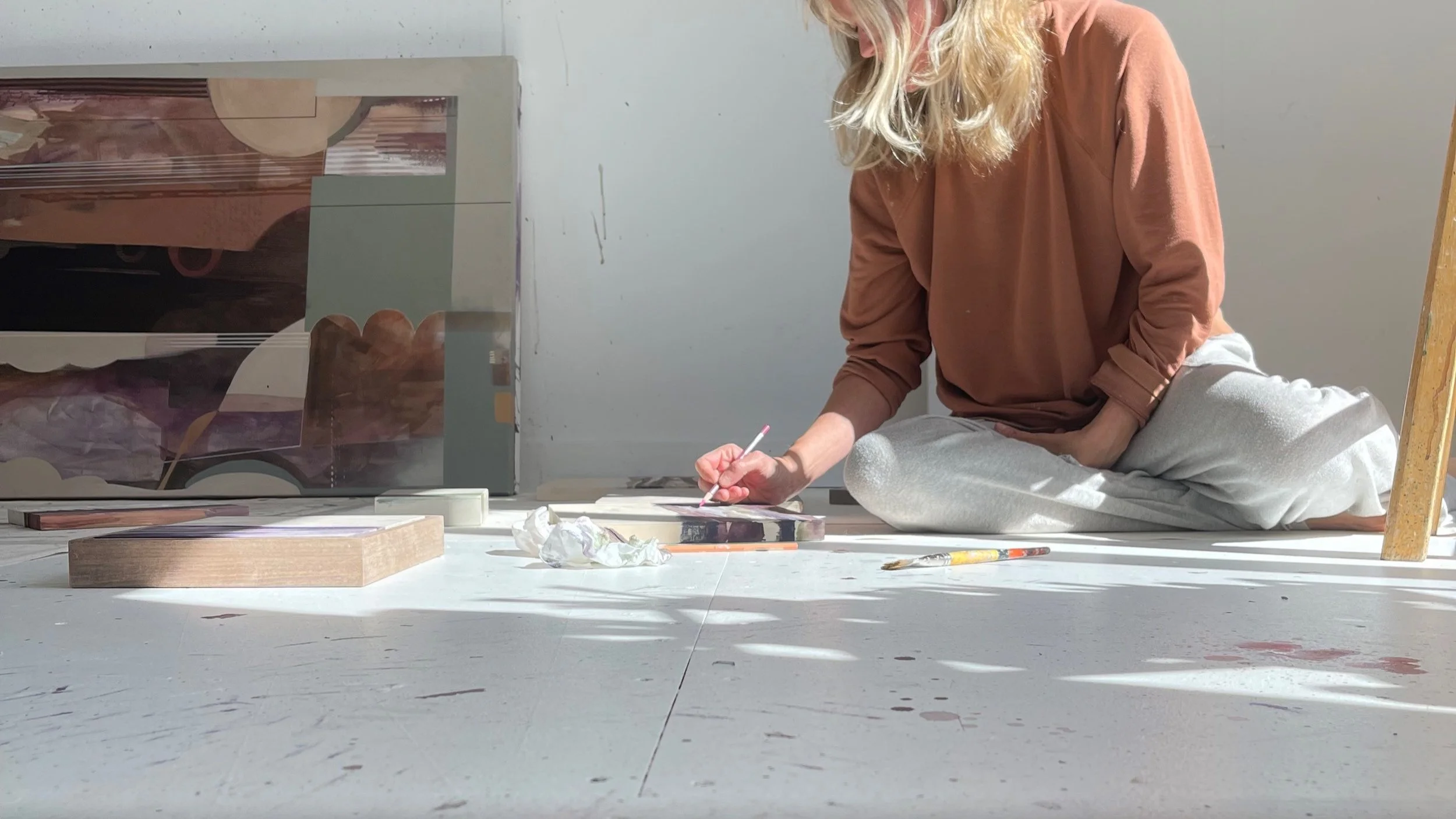 Alex Cole Studio landscape paintings, abstract painting and art workshops