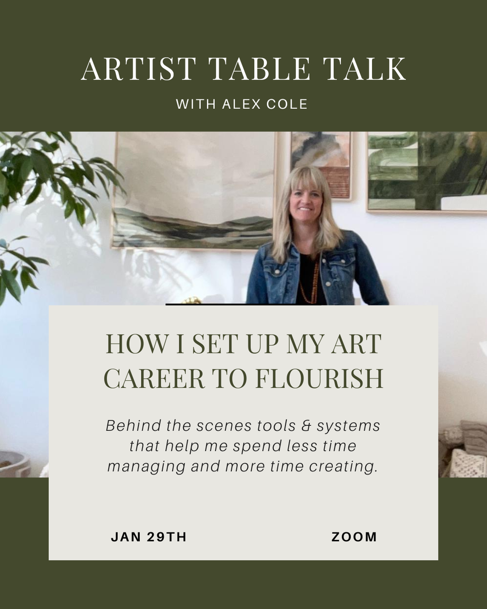 The Artist Table — Alex Cole Studio