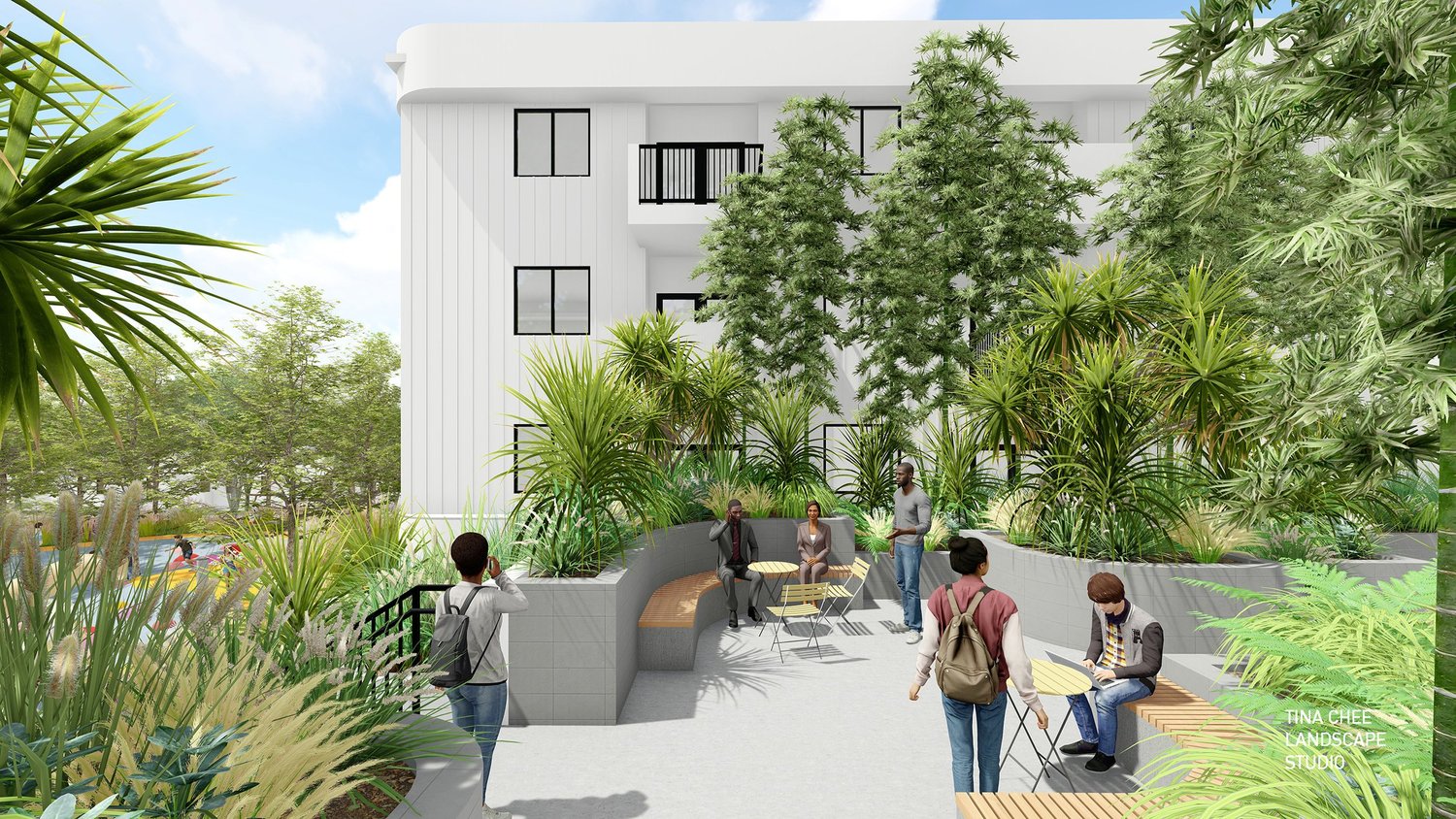 Jordan Downs Site 5 Housing, Watts - Tina Chee Landscape Studio