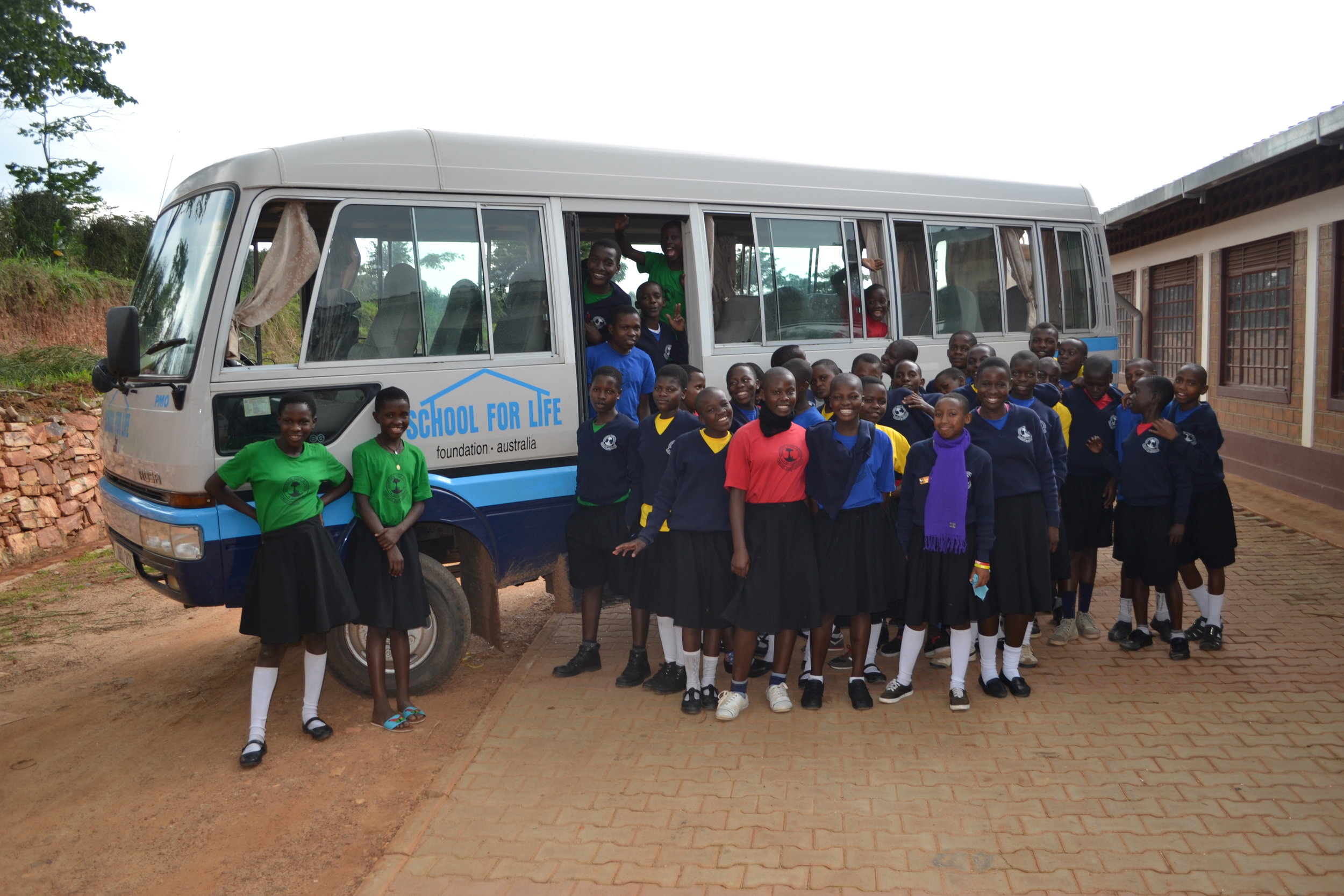 A new School Bus for the students — School for Life Foundation