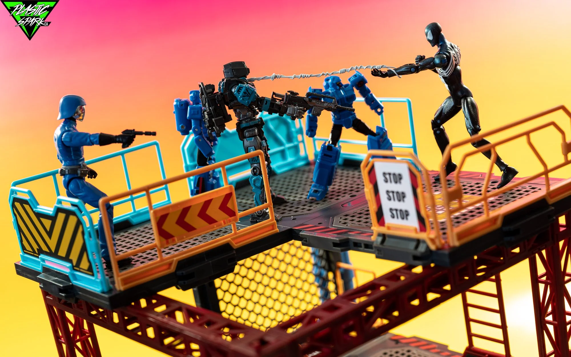 Review - Fresh Retro Scene in Box and Mech Figure — Plastic Spark ...