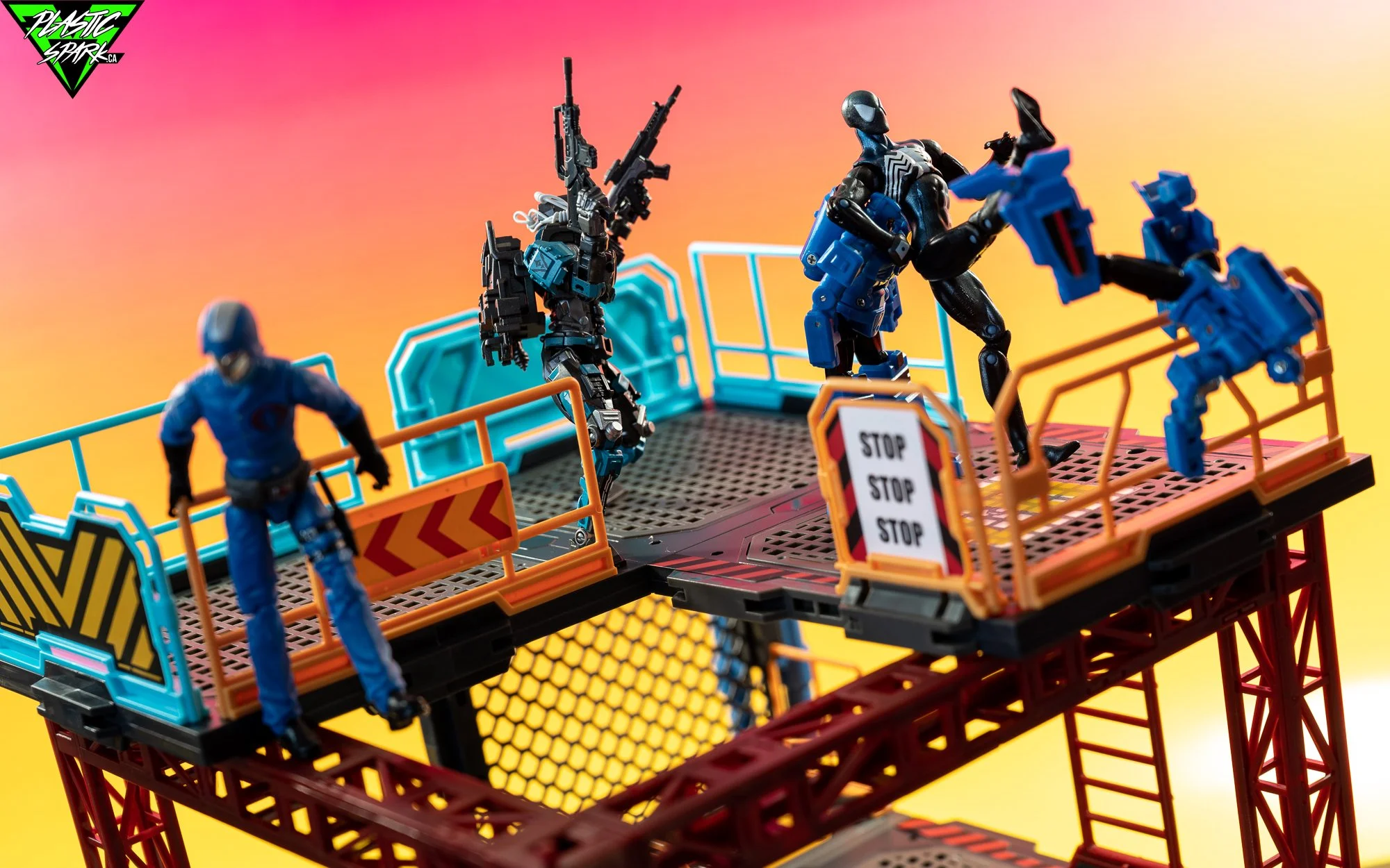 Review - Fresh Retro Scene in Box and Mech Figure — Plastic Spark ...