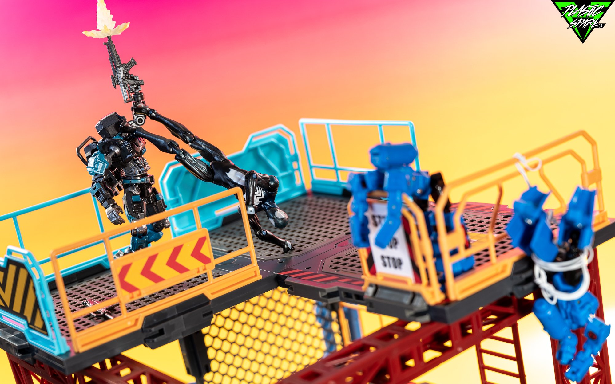 Review - Fresh Retro Scene in Box and Mech Figure — Plastic Spark ...