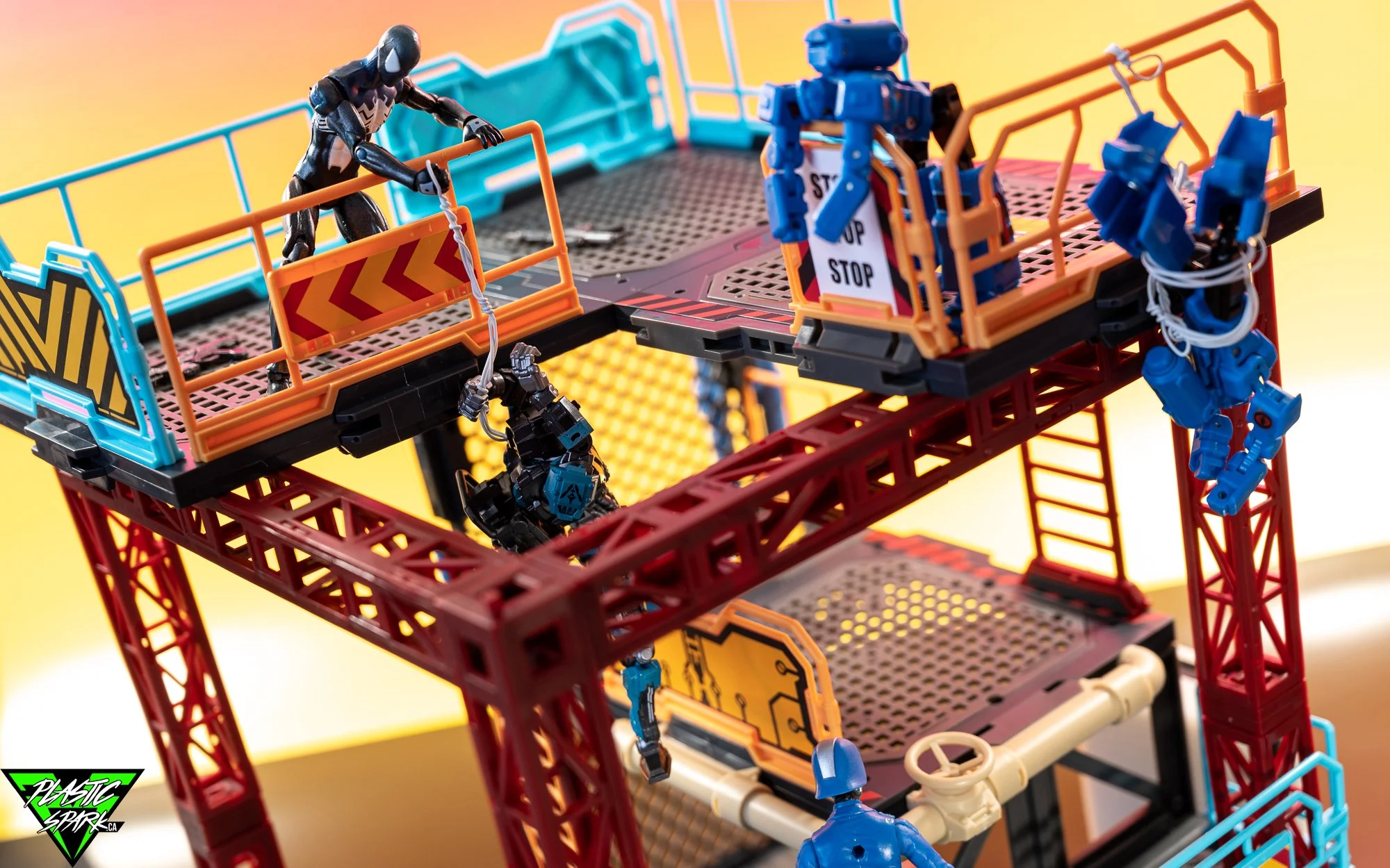 Review - Fresh Retro Scene in Box and Mech Figure — Plastic Spark ...