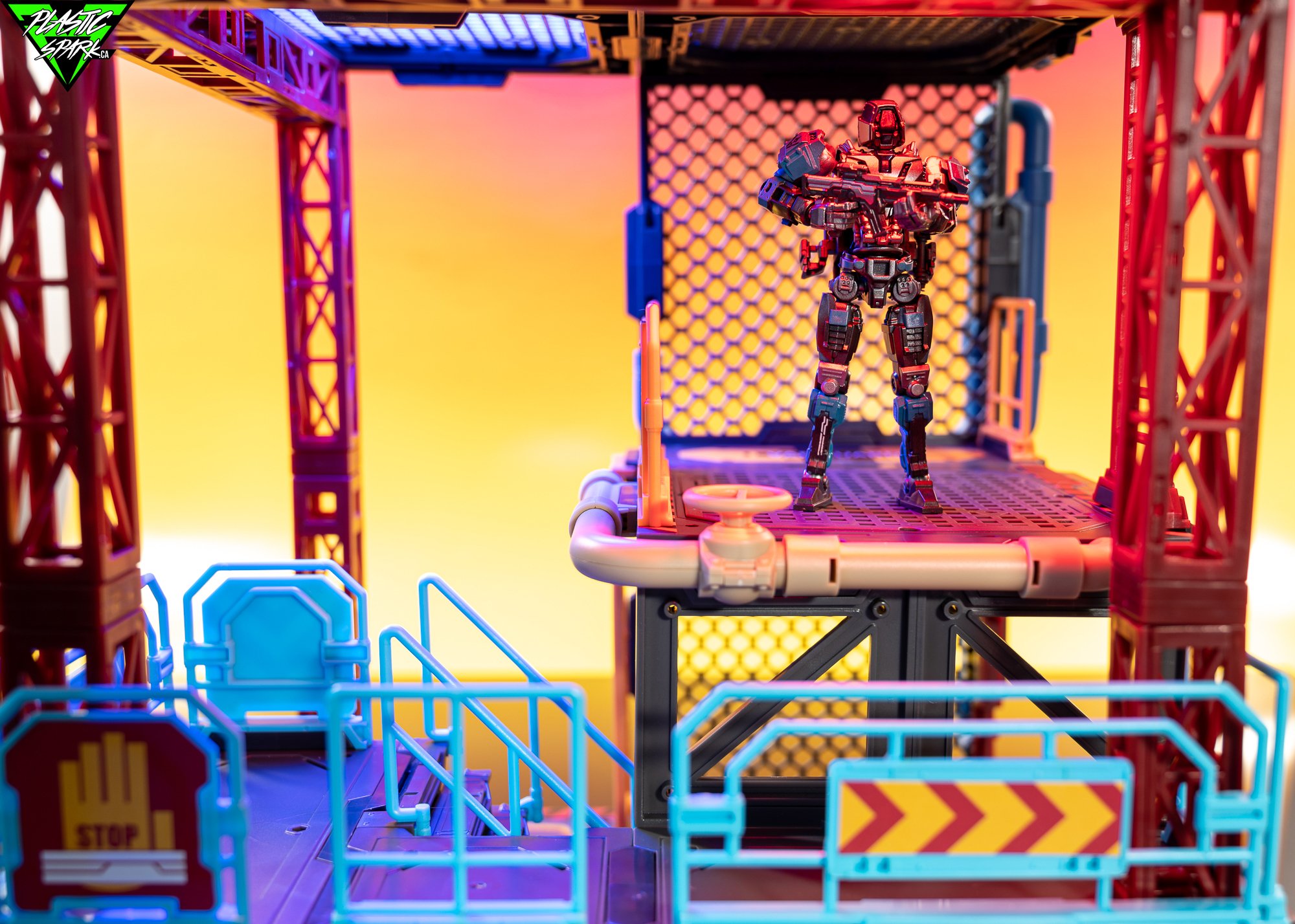 Review - Fresh Retro Scene in Box and Mech Figure — Plastic Spark ...