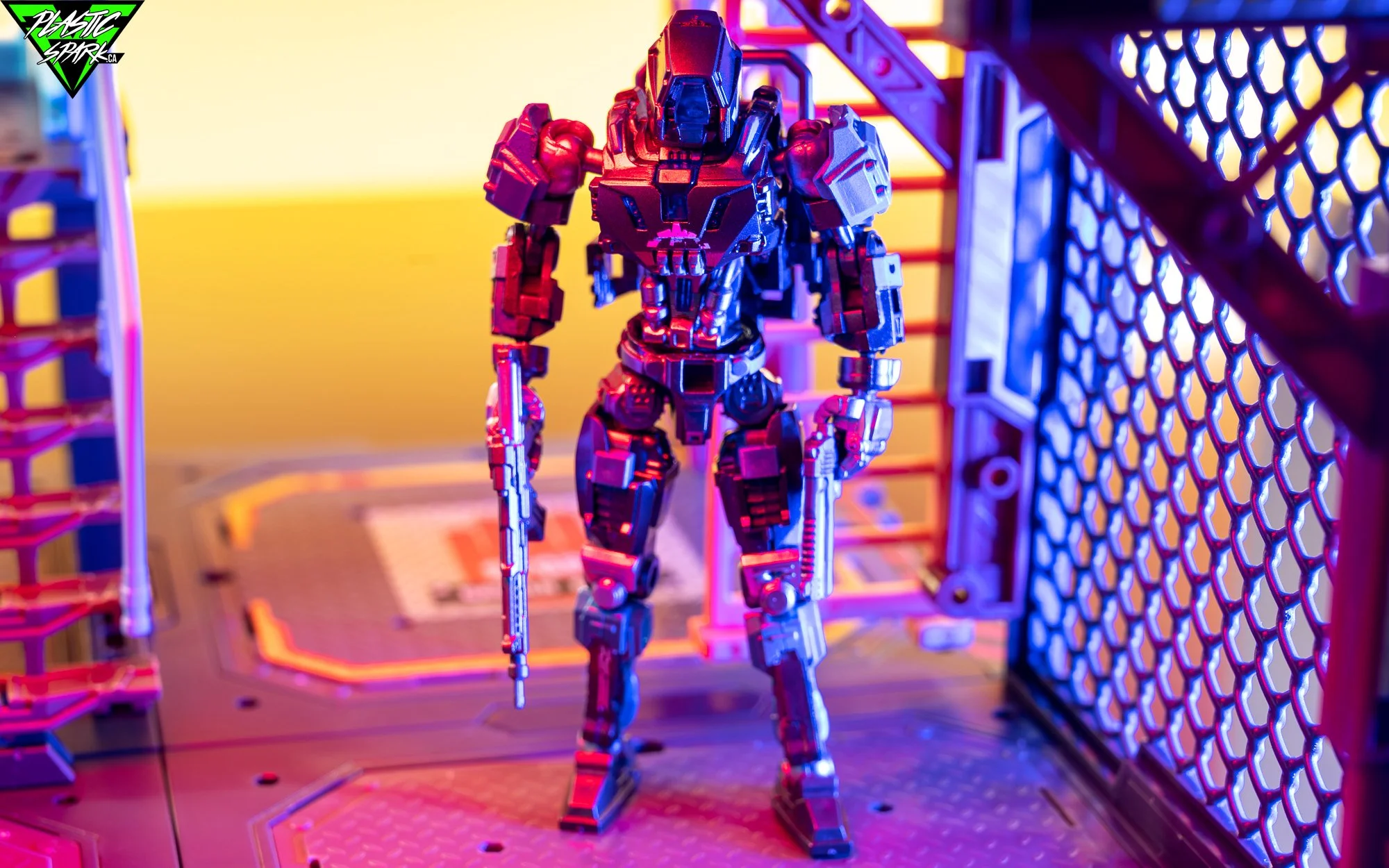 Review - Fresh Retro Scene in Box and Mech Figure — Plastic Spark ...