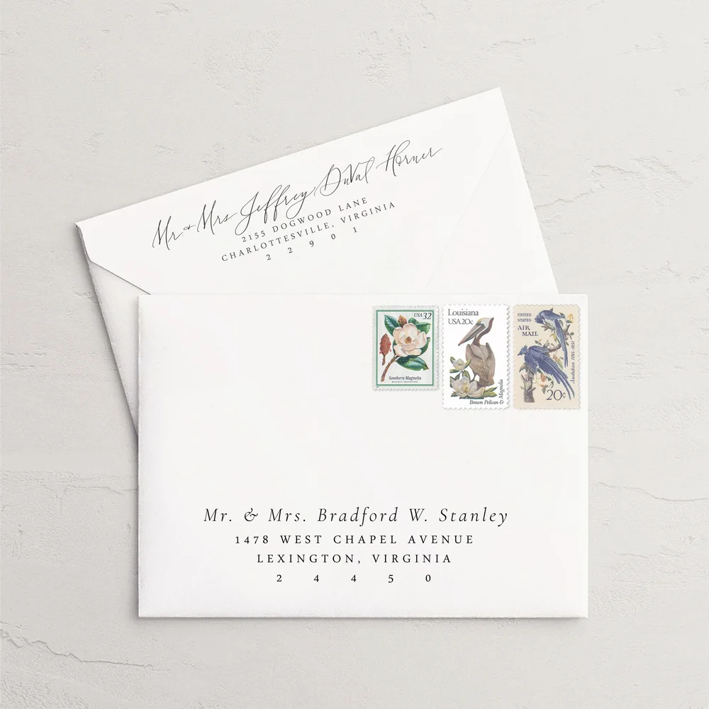 How to address wedding save the dates envelopes | Honestweddingadvice.com