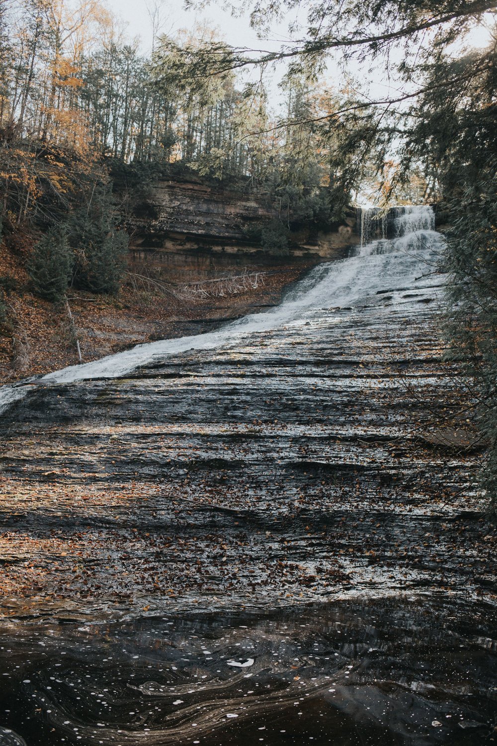 An autumn waterfall trip — Selective Potential