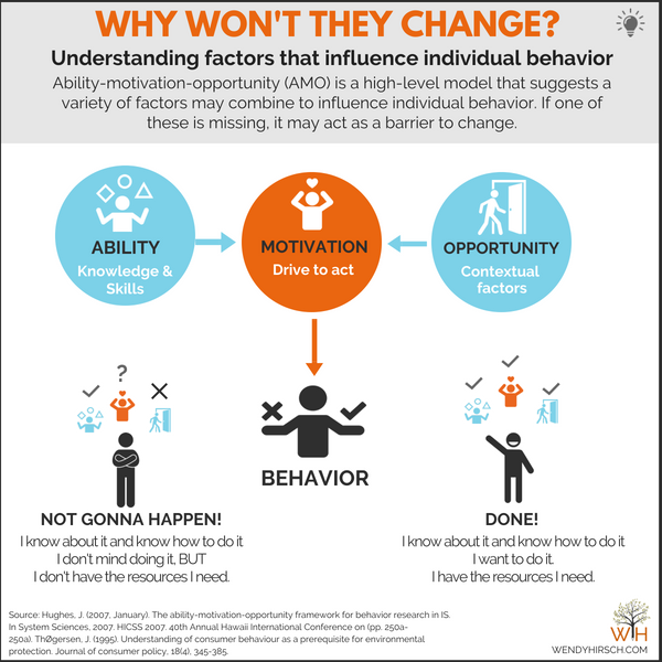 Supporting Behavior Change in Organizations — WENDY HIRSCH CONSULTING
