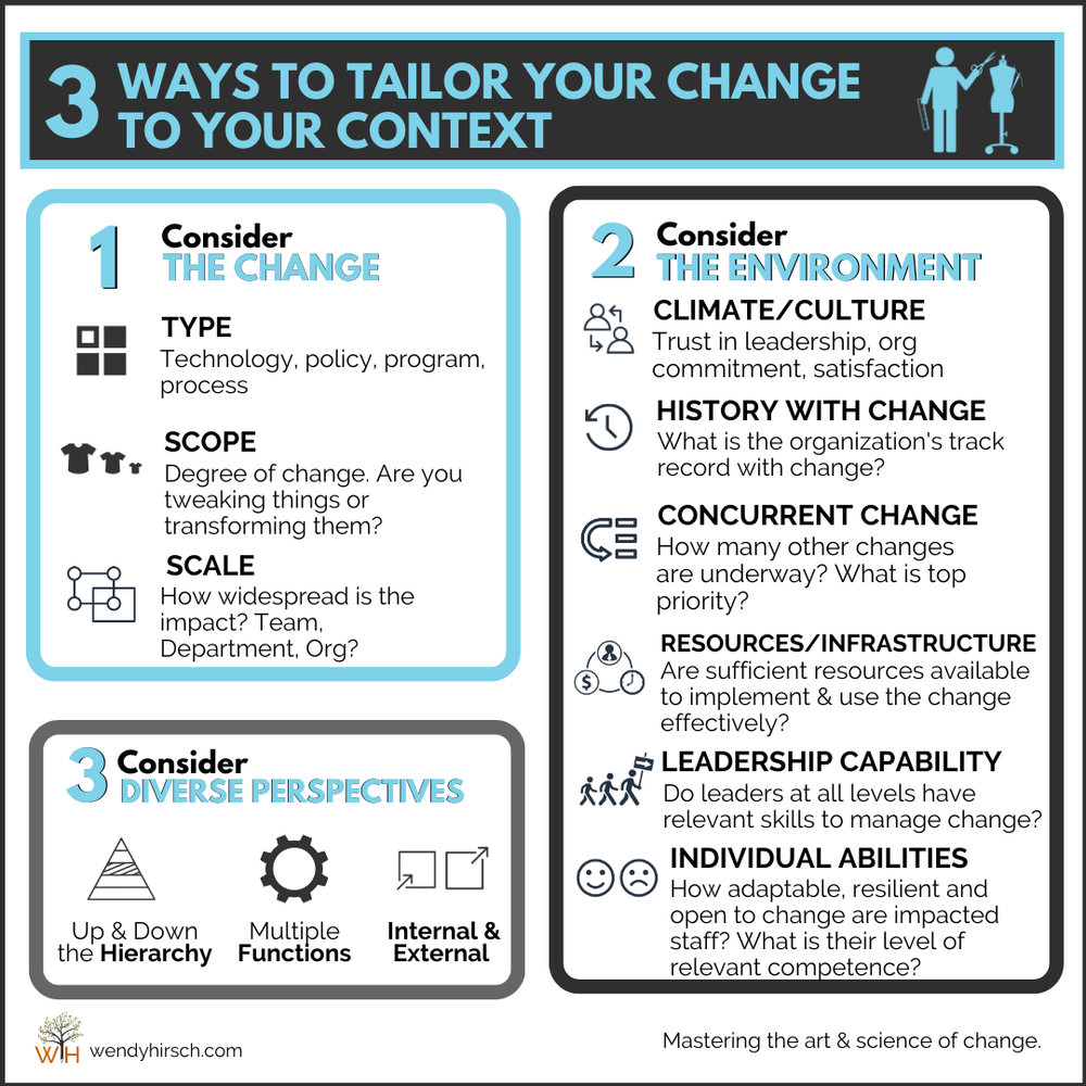 Change Context: Why it matters for successful change management — WENDY ...