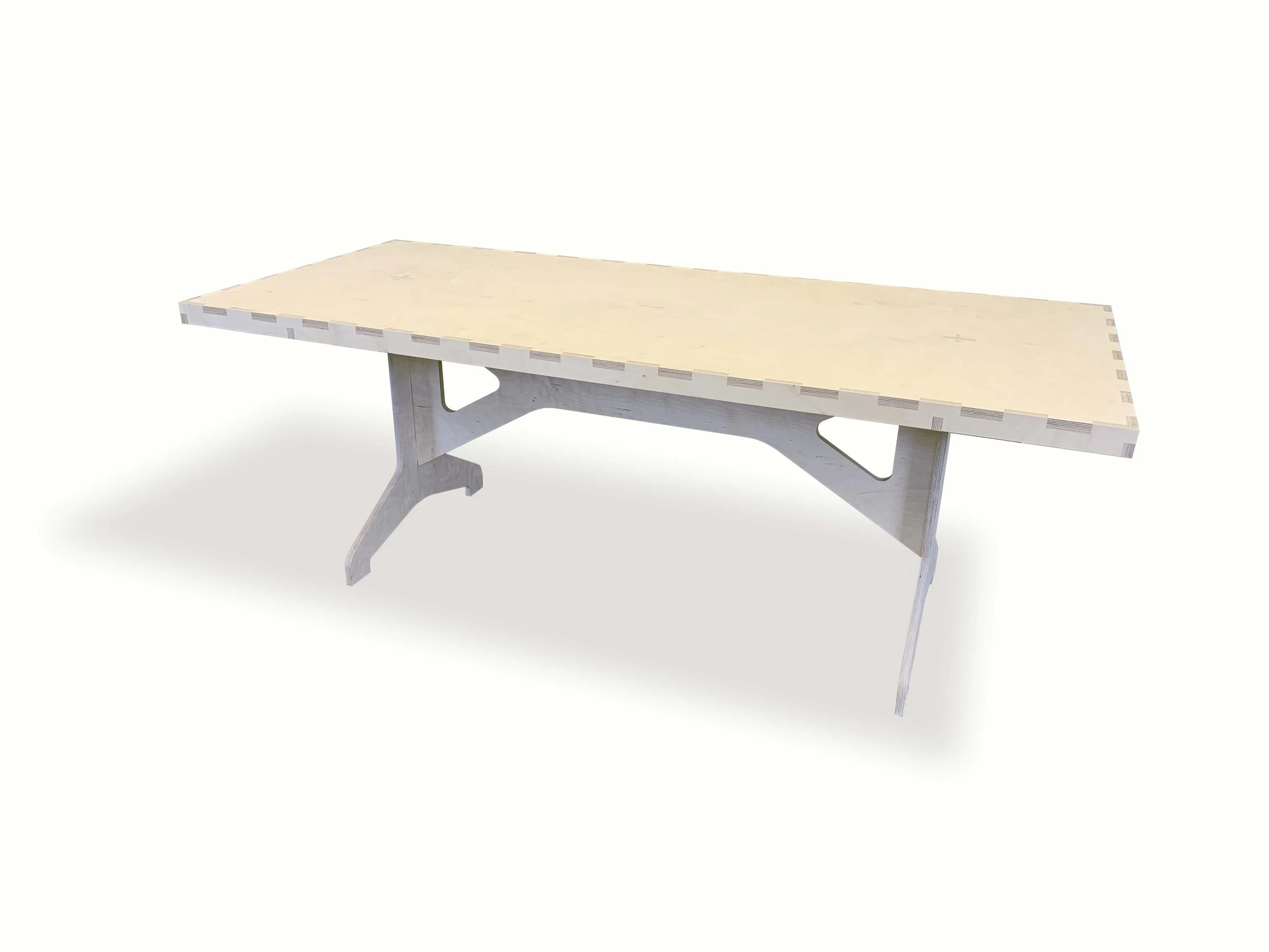 Box Joint Office Table — STUDIO ECESIS