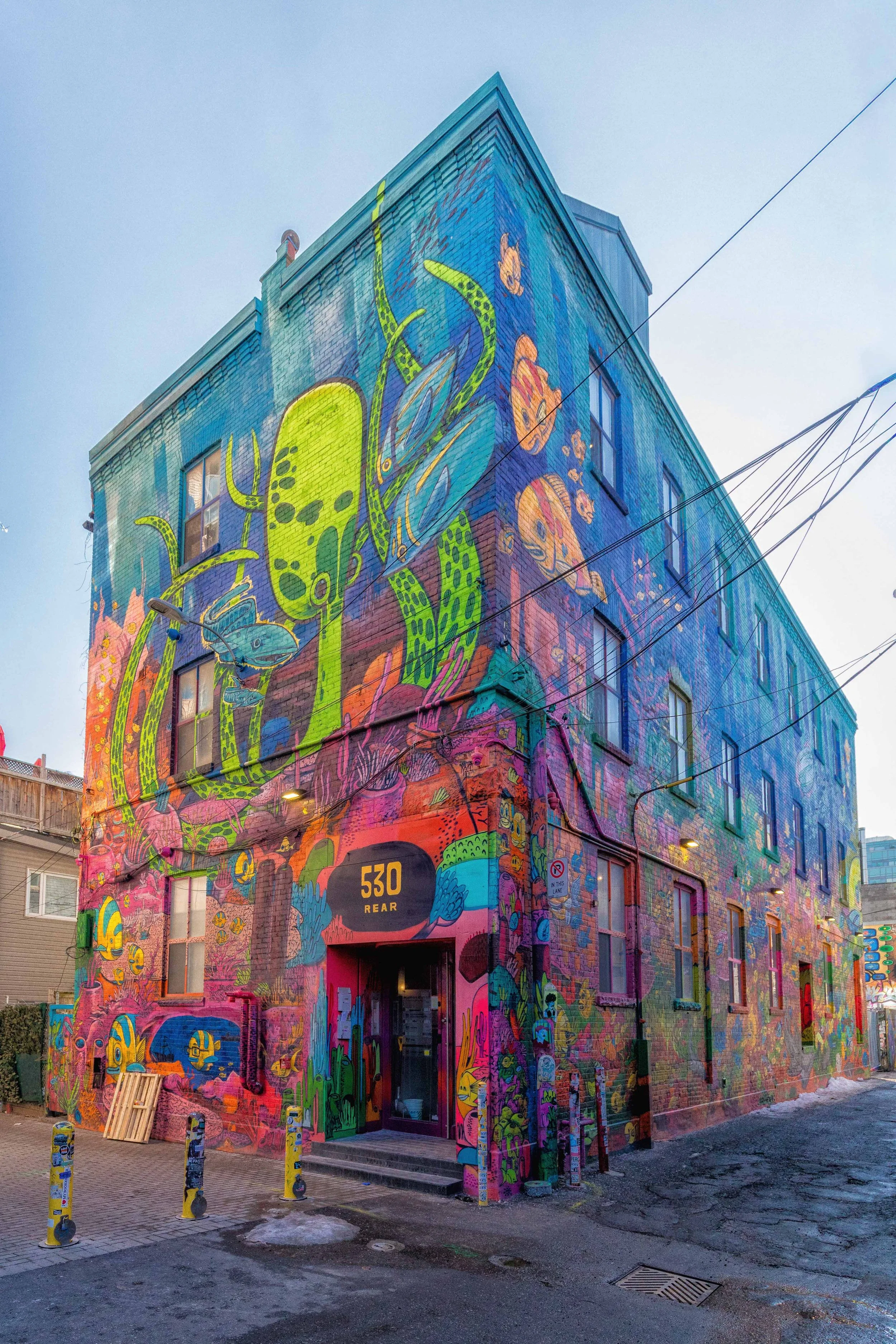 Graffiti Alley (Rush Lane), Toronto — Street Art South of Queen Street ...