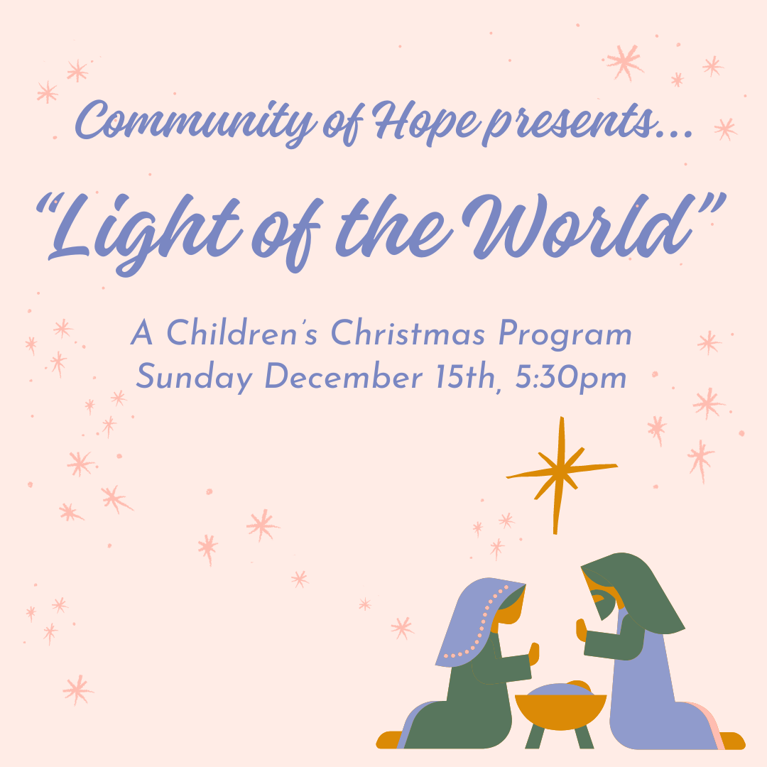 Children's Christmas Program 2024 — COH