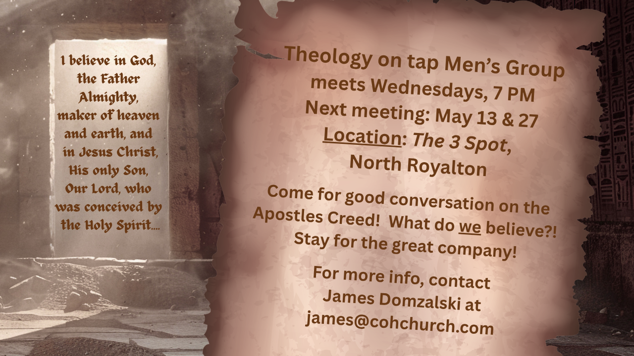 Men's Ministry at COH — COH