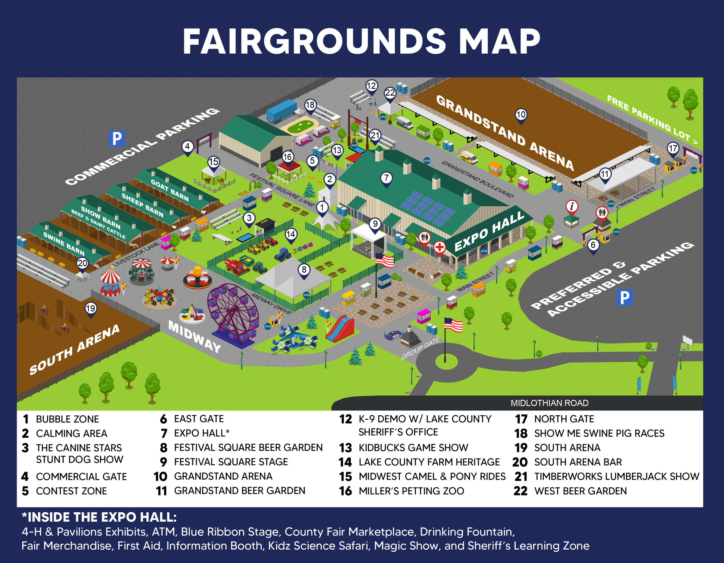West End Fairgrounds Map General Info — Porter County Fair