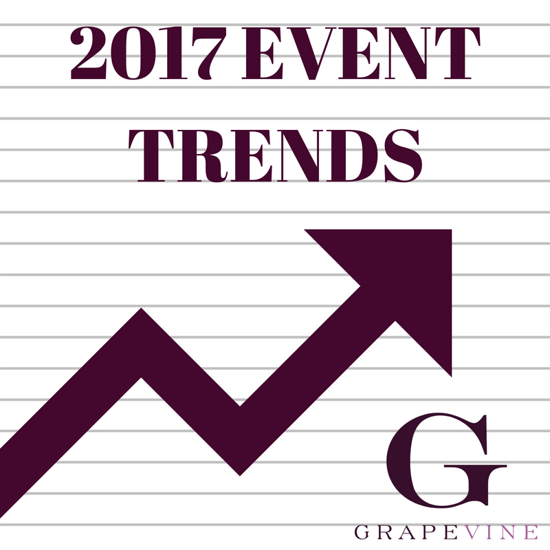 Top 5 Event Trends for 2017 — Grapevine Event Management
