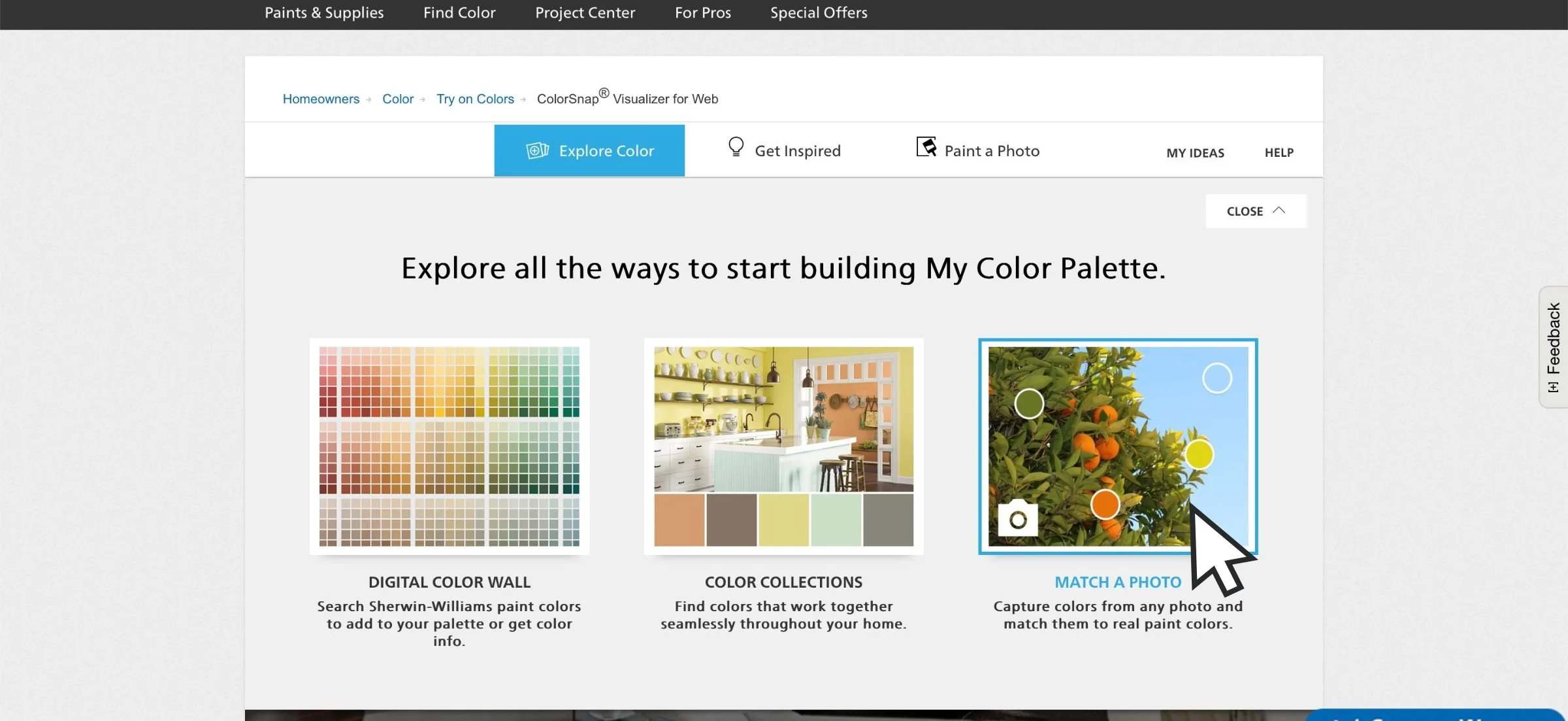 How to Use Sherwin Williams 'Match a Photo' Tool | Blue Star Paint ...