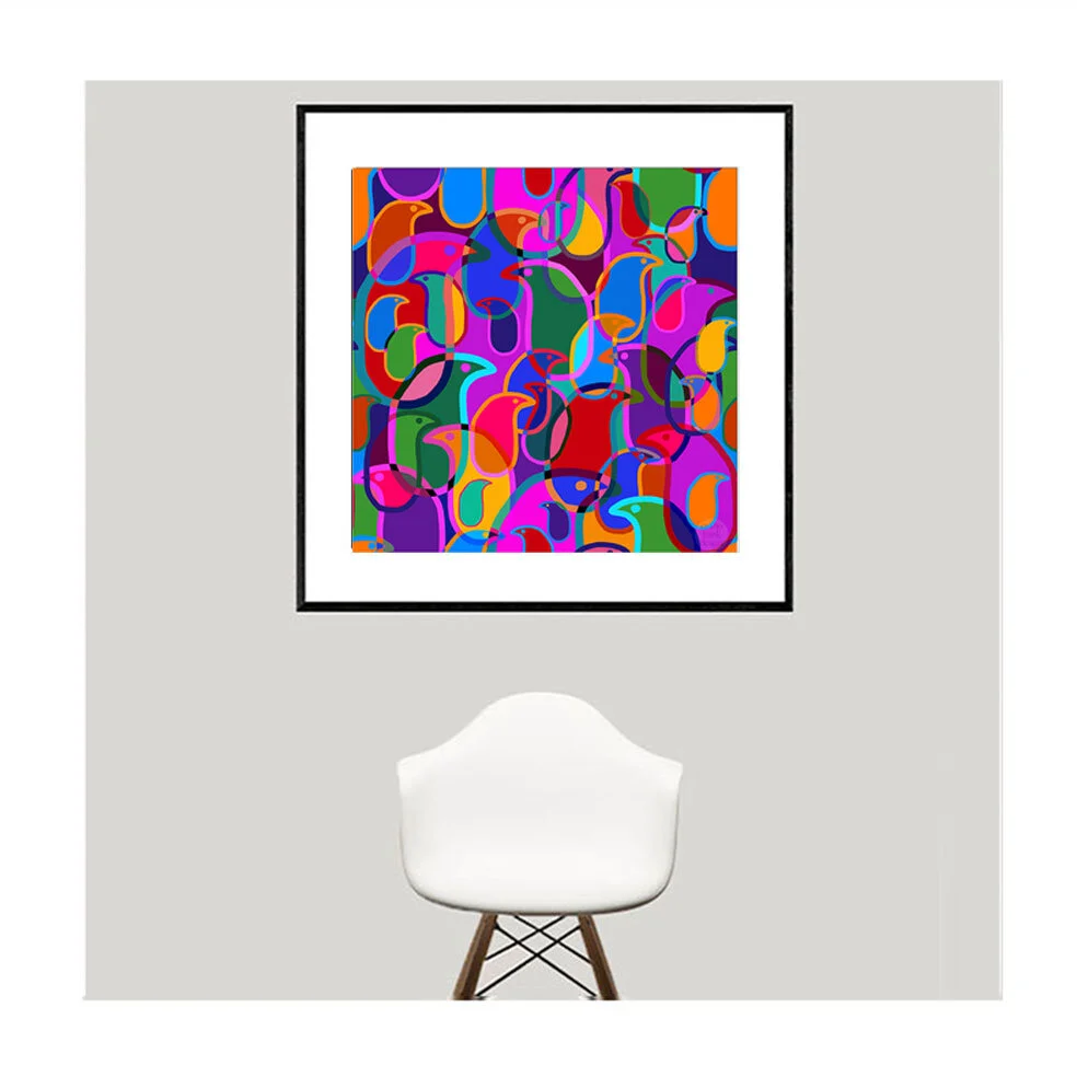 Birds' Eye View- Art Print — Emilio Frank Design