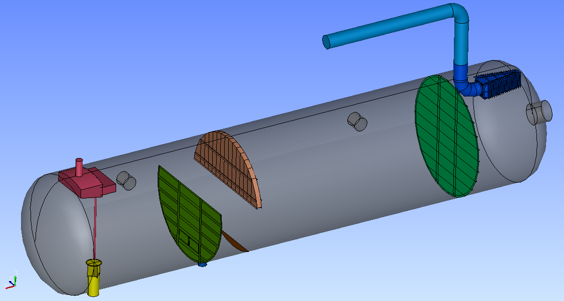 2 phase Separator CFD Analysis - Mechartes