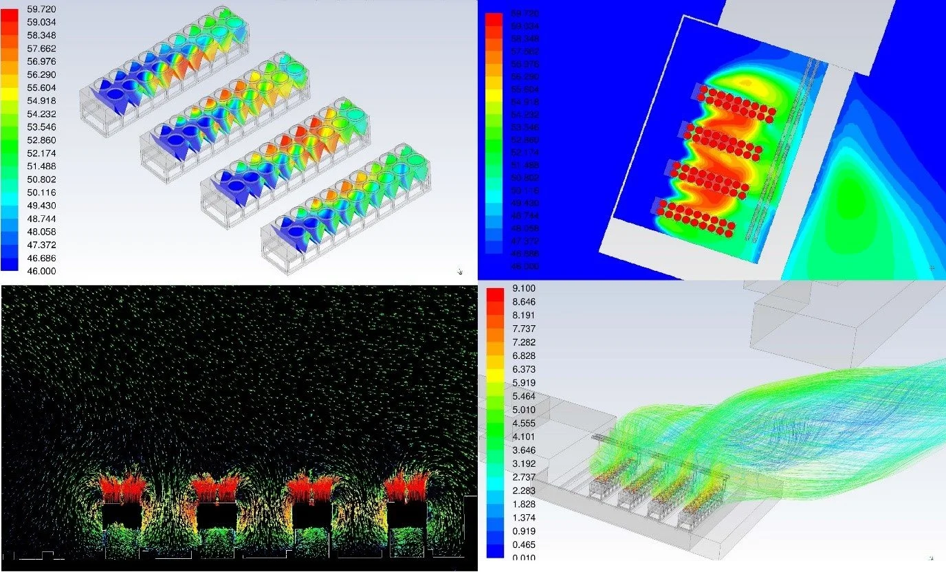 CFD Analysis for Chiller Yards - Mechartes
