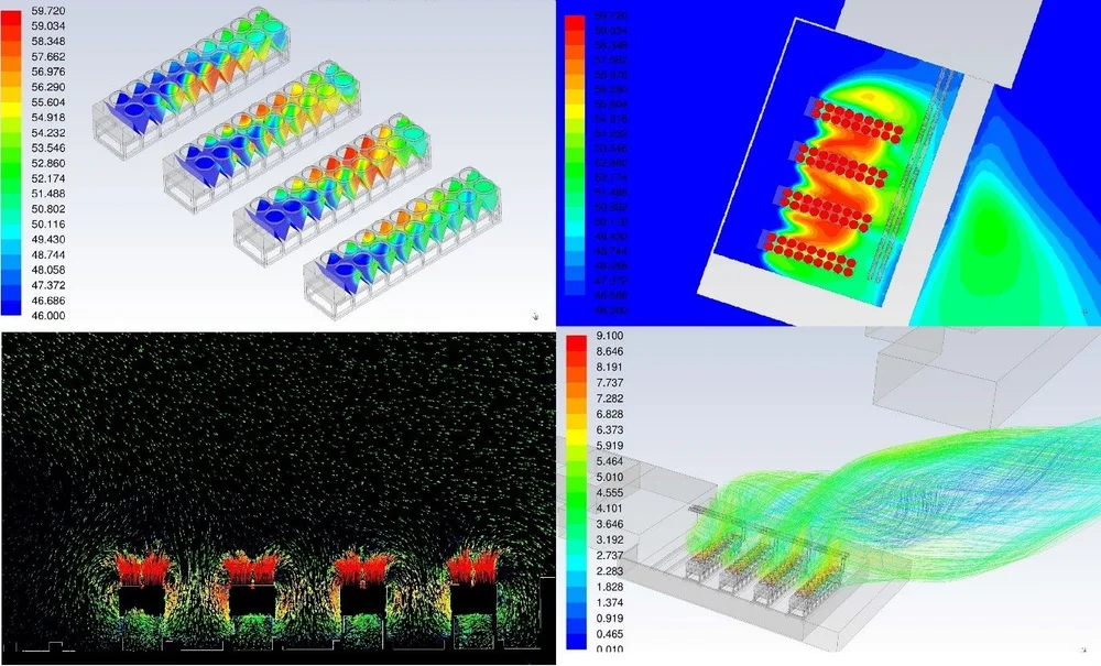 CFD Analysis For Air Cooled Heat Exchanger - Mechartes