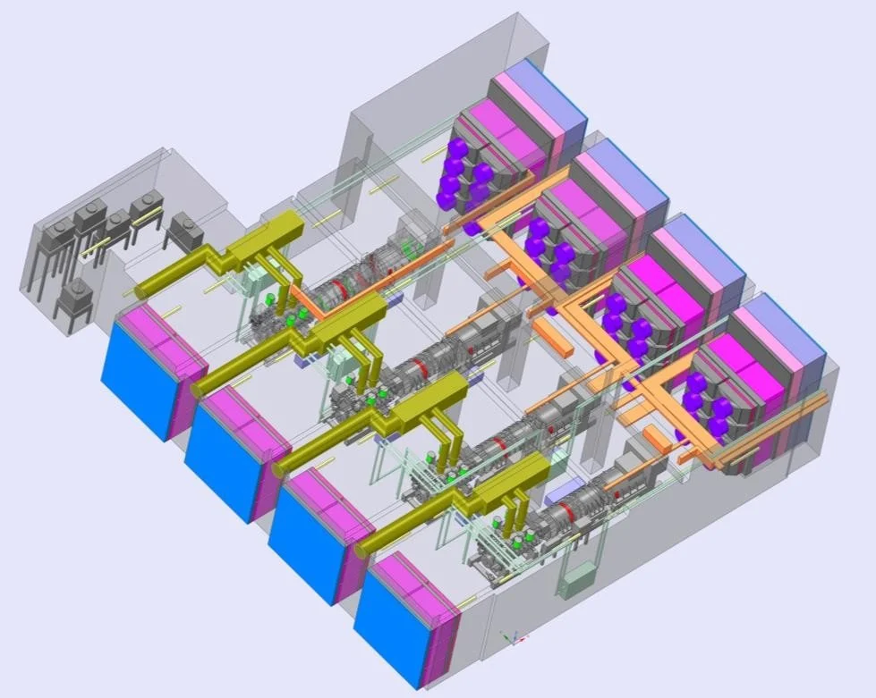 Diesel Rotary UPS System (DRUPS) Room CFD Study - Mechartes