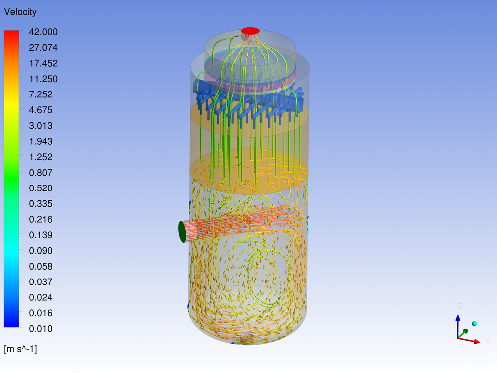 CFD Analysis for Tower Column Pressure Vessels - Mechartes