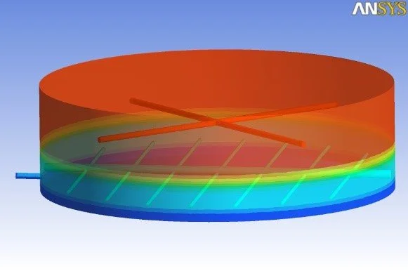 Design of Internals for Effluent Water Tanks - Mechartes