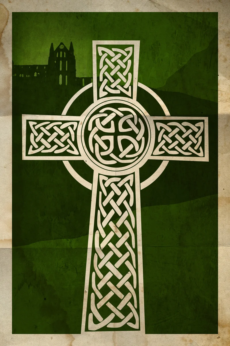 Irish Celtic Cross Wallpaper