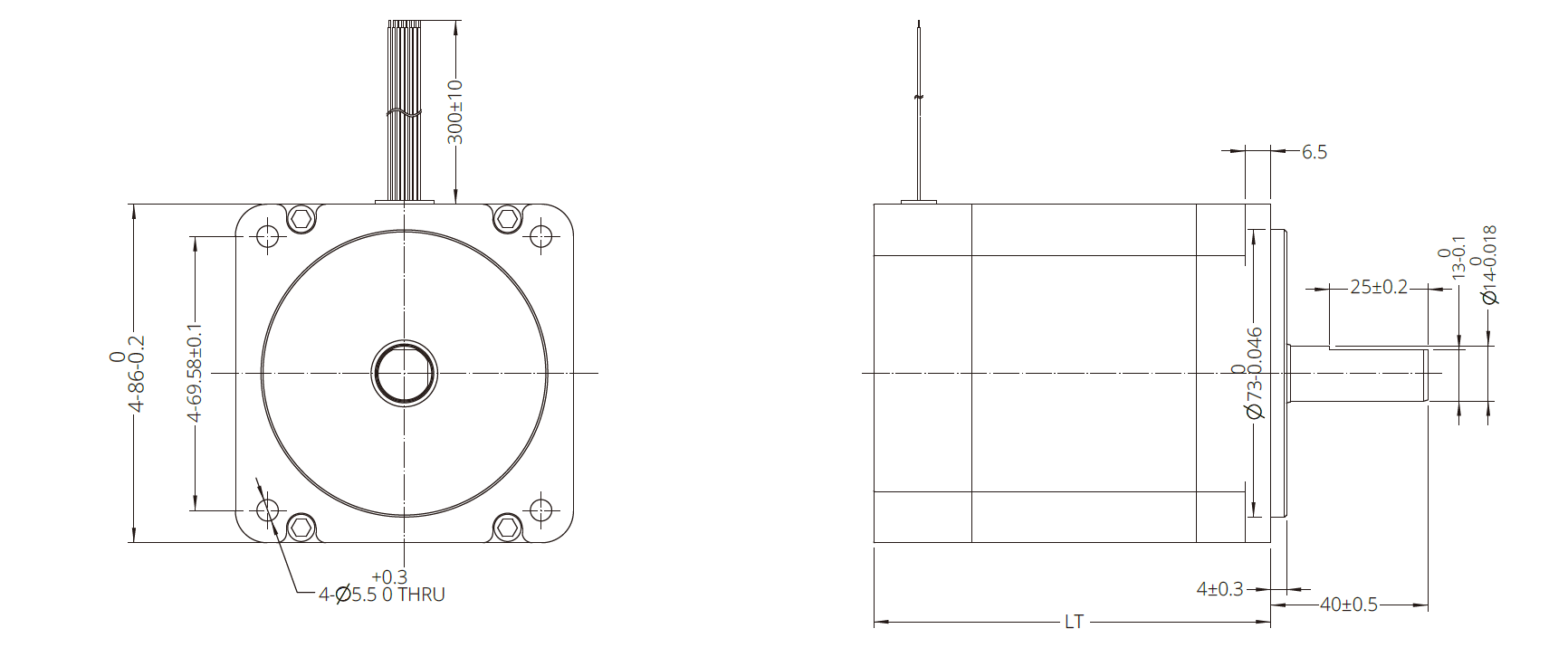NEMA 34 Brushless DC Motors - BLDC Rotary Motor — DINGS' Motion USA